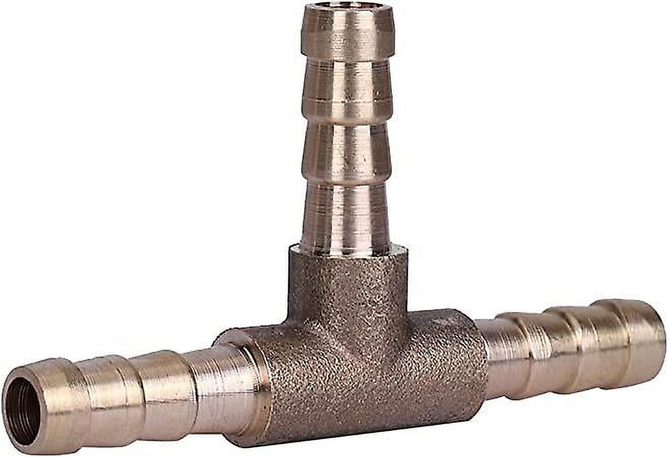 Zk-6mm/8mm/10mm/12mm (6mm) Brass Gasoline/fuel Hose Adapter 3 Way ...