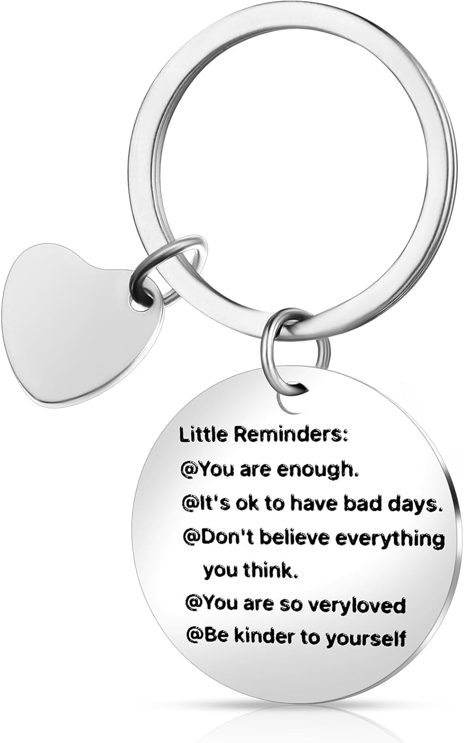 Zkca 1 PCS Gratitude Keychain Positive Affirmation Keyring Positive ...