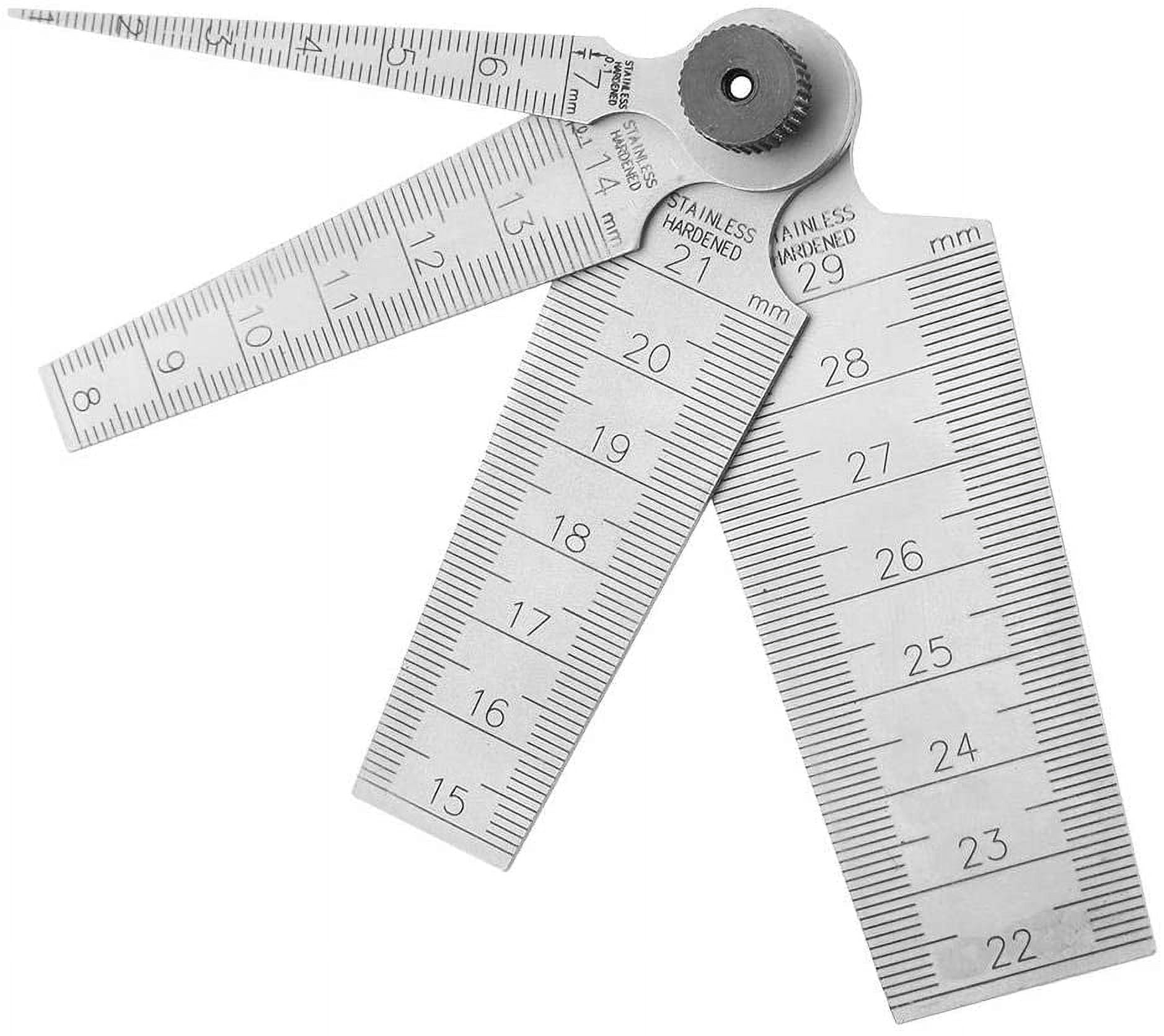 Zkca 1 Set Taper Gage High Precision Stainless Steel Wedge Feeler Hole ...
