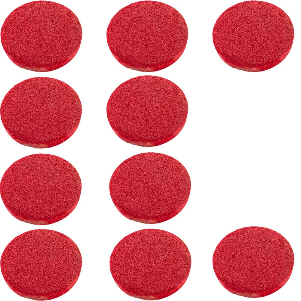 Zkca 10 Pcs Facial Clean Sponge Makeup Remover Sponges Red Face Sponges ...