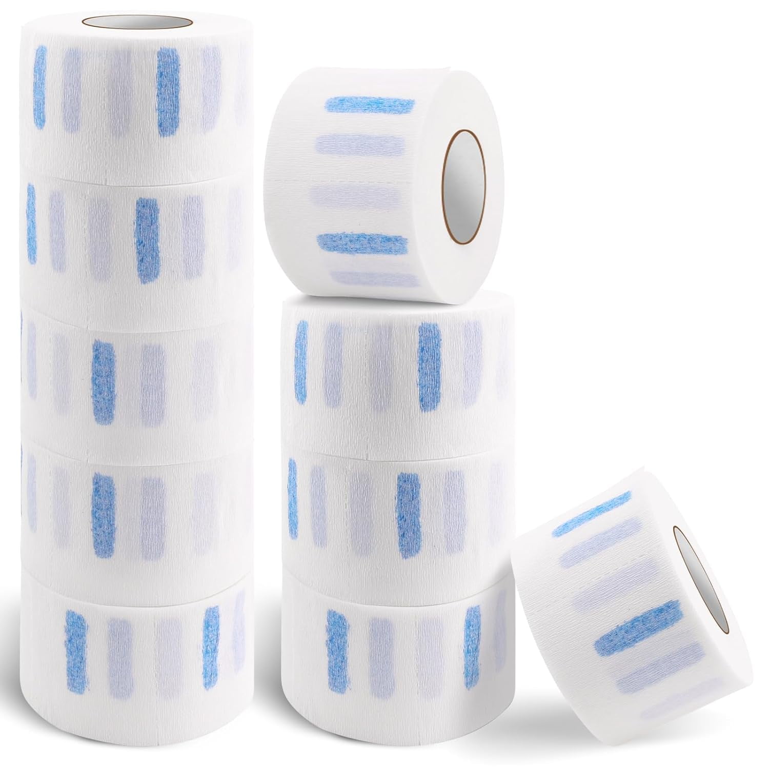 Zkca 10 Rolls Disposable Barber Paper Neck Strips Bulk Barber ...