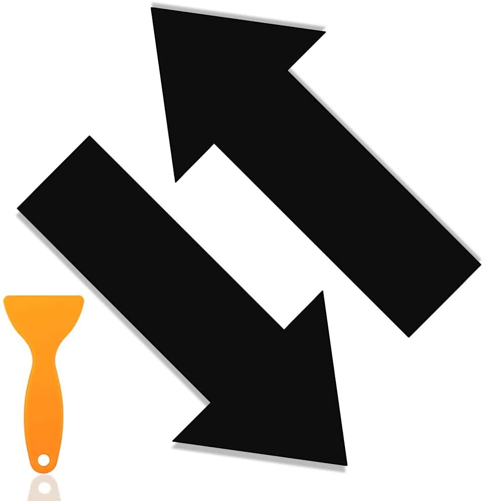 Zkca 25 PCS Arrow Sticker Decal, Removable Adhesive Arrow Sign ...
