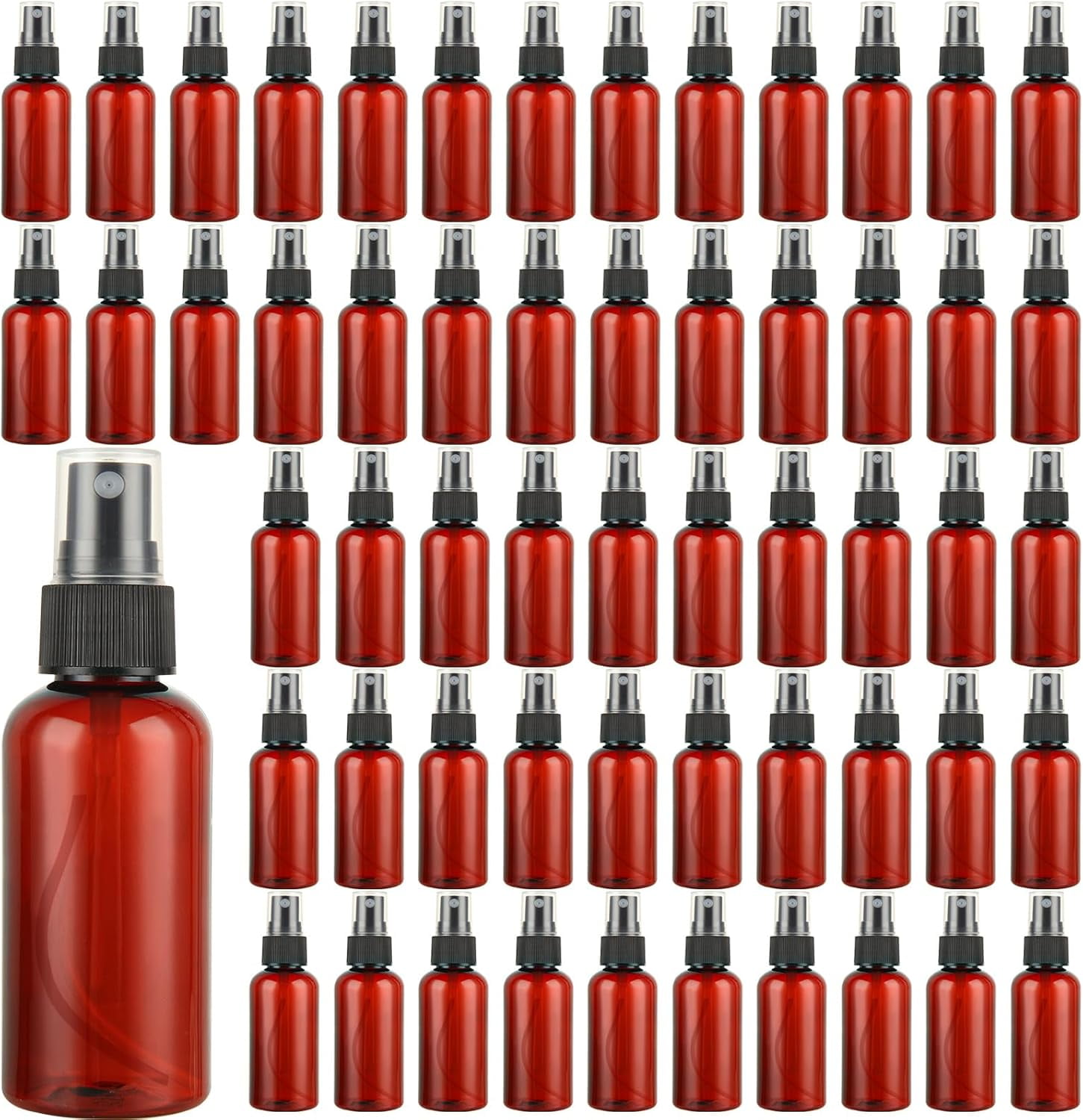 Zkca 2oz Small Spray Bottle, 60 Pcs Plastic Spray Bottles Fine Mist ...