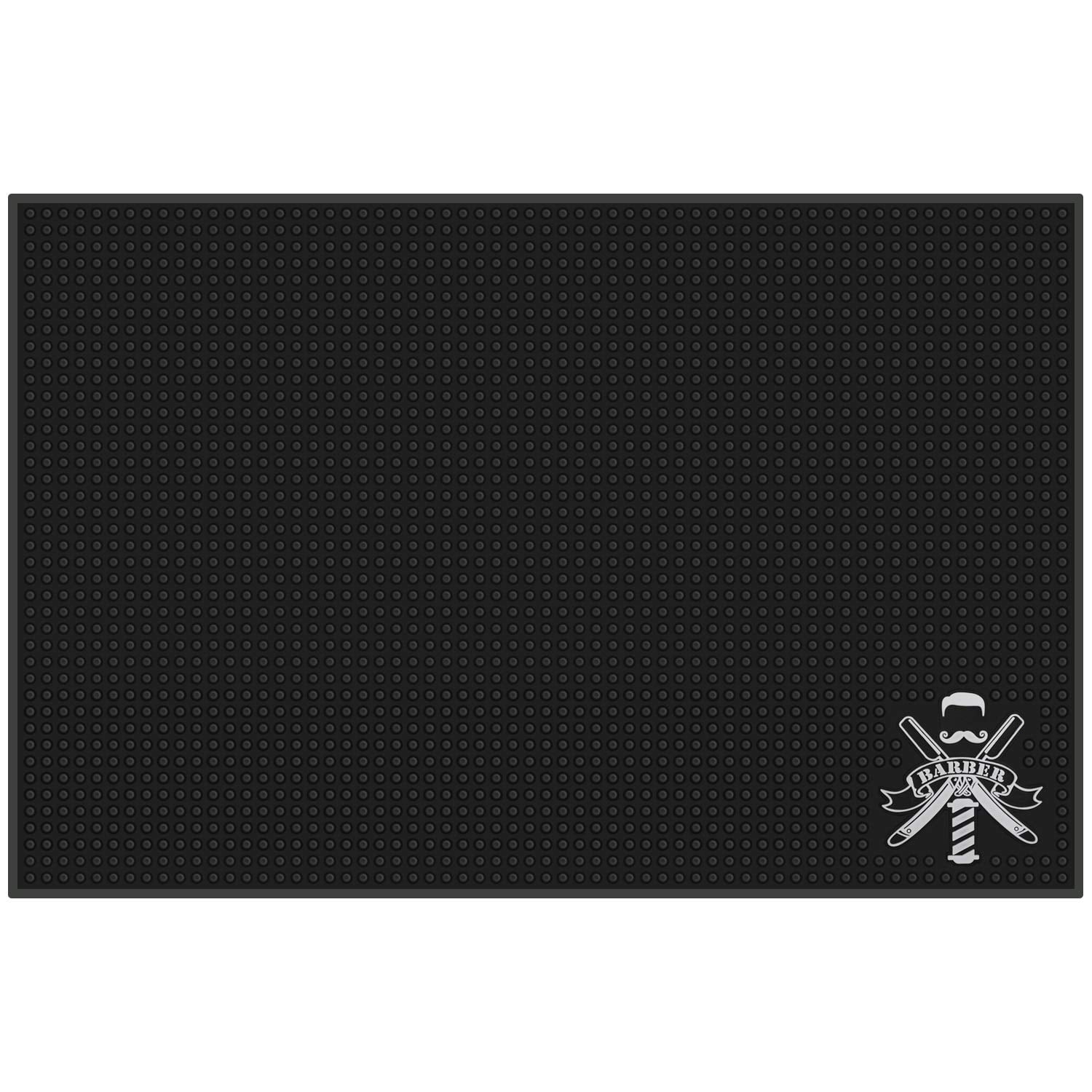 Zkca Barber Mat for Clippers, 11.8 x17.5 inches Anti-Slip Flexible ...