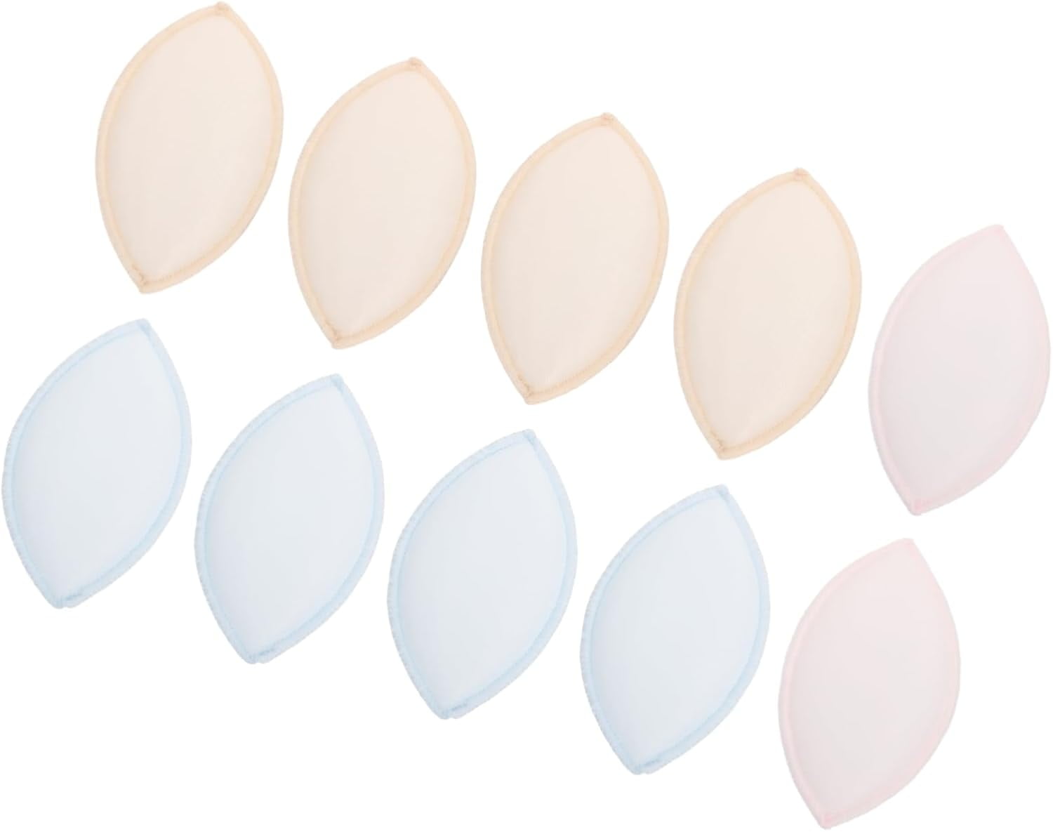 Zkca Bra Inserts Pads Soft Cotton Sponge for Bikini Bra 5 Pairs Bra ...