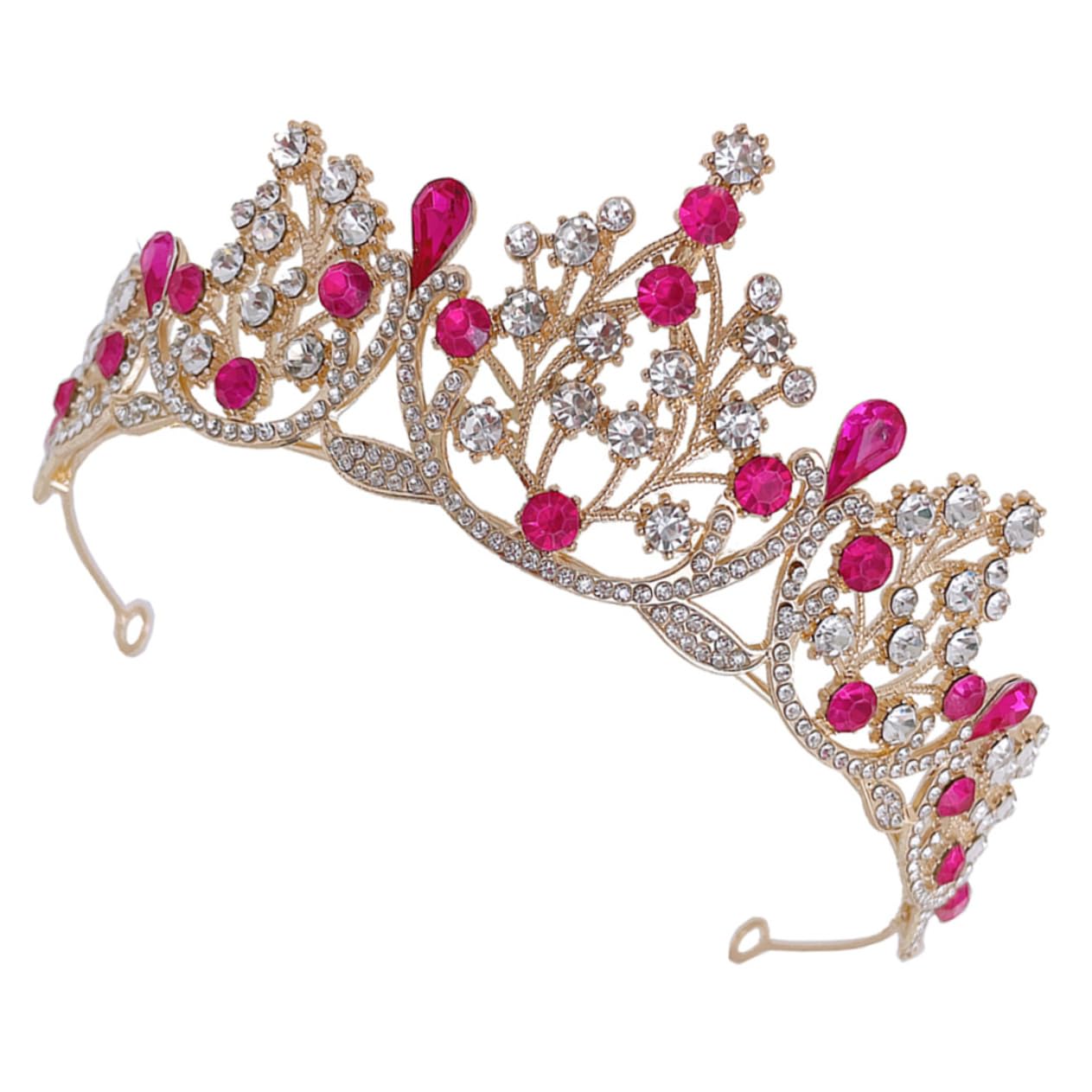 Zkca Bride's Special Rhinestone-Crystal Princess Crown Wedding ...
