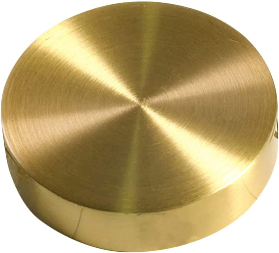 Zkca Chinese Calligraphy Paperweight Brass Paperweights Round Block ...