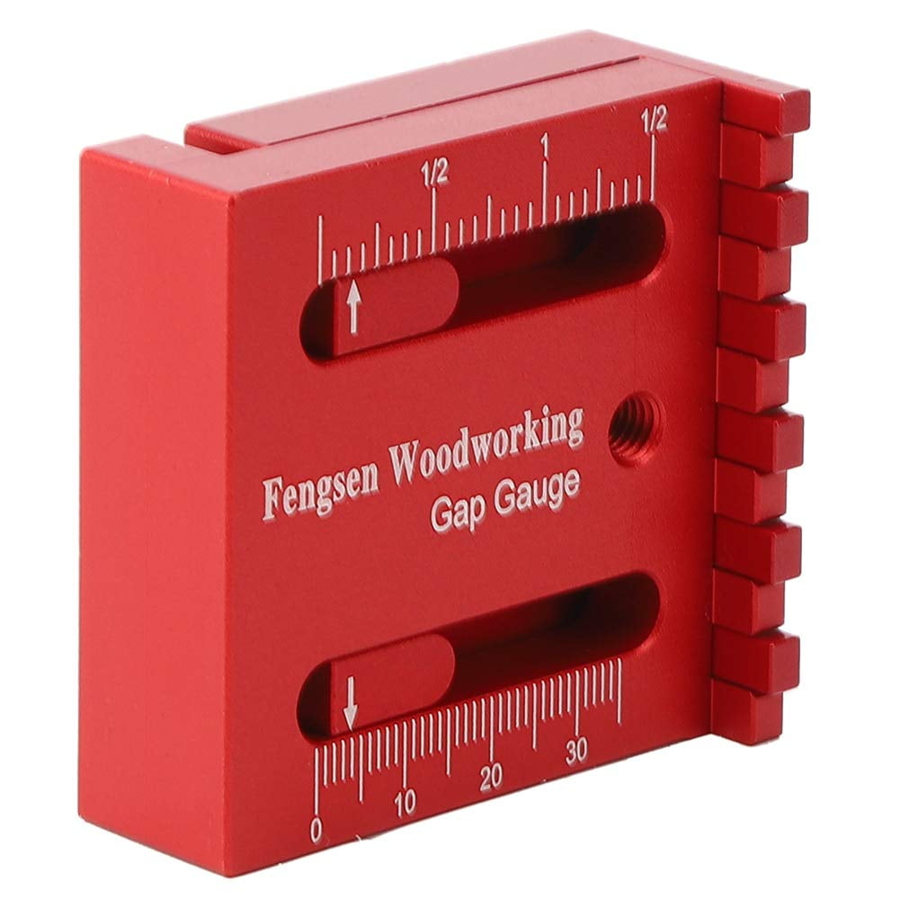 Zkca Depth Measuring Ruler Woodworking Mini Gaps Gauge Aluminum Alloy ...