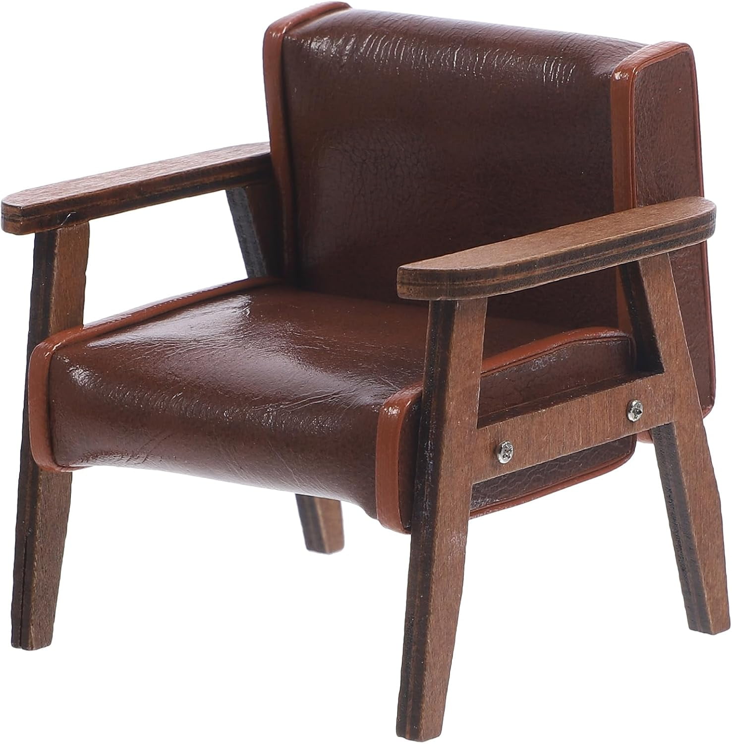 Zkca Dollhouse Sofa Armchair Upholstered Model Toy 1 12 Scale Miniature Living Room Furniture ...