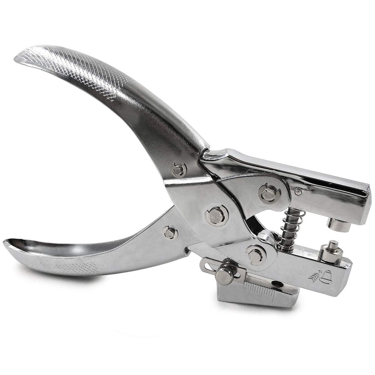 Zkca Hole Puncher Eyelet Pliers, Heavy Duty Metal 1/5 inch Hole for ...