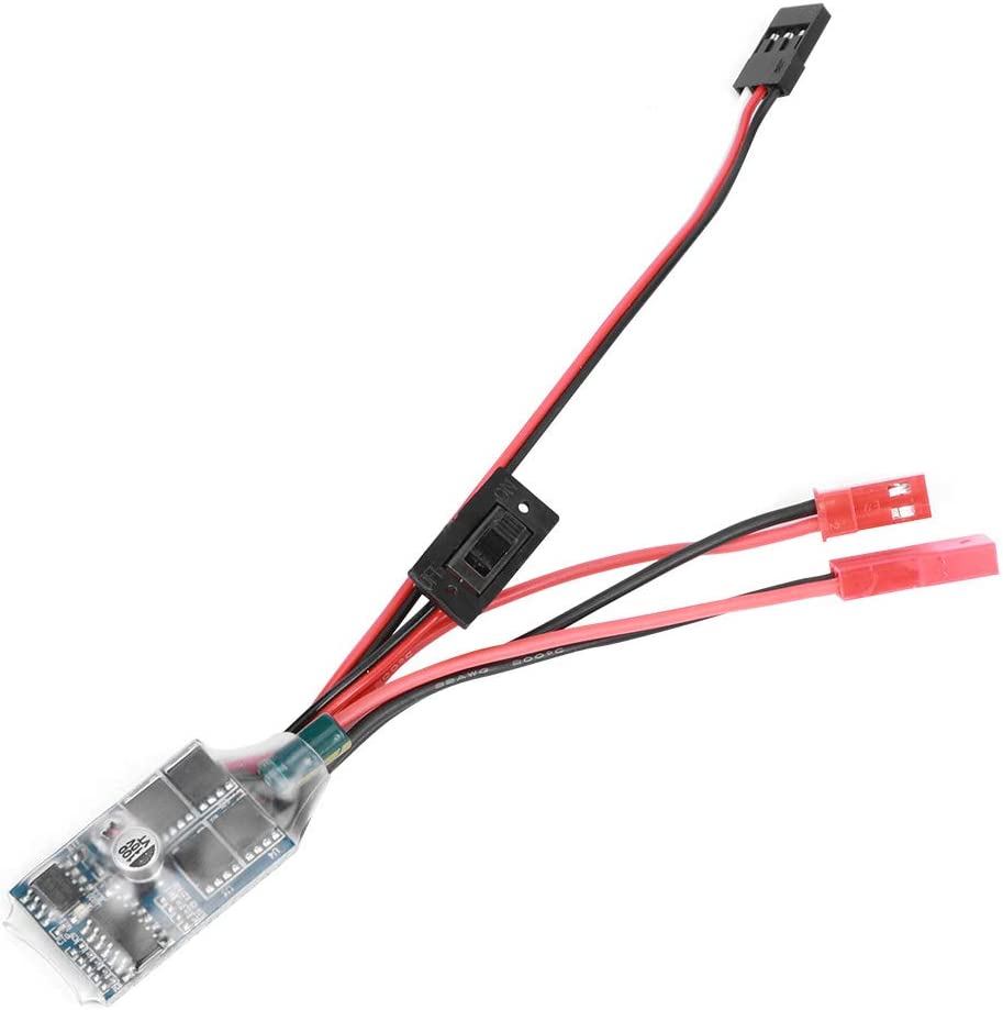 Zkca RC Car ESC, 30A Two?Way Brushed Electric Speed Controller RC ESC ...