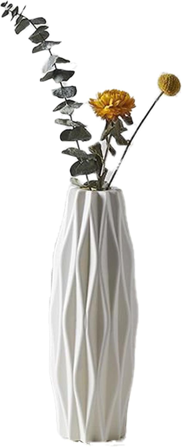 Zkca vases Home Decor Plastic vases for Flowers Small vase with ...