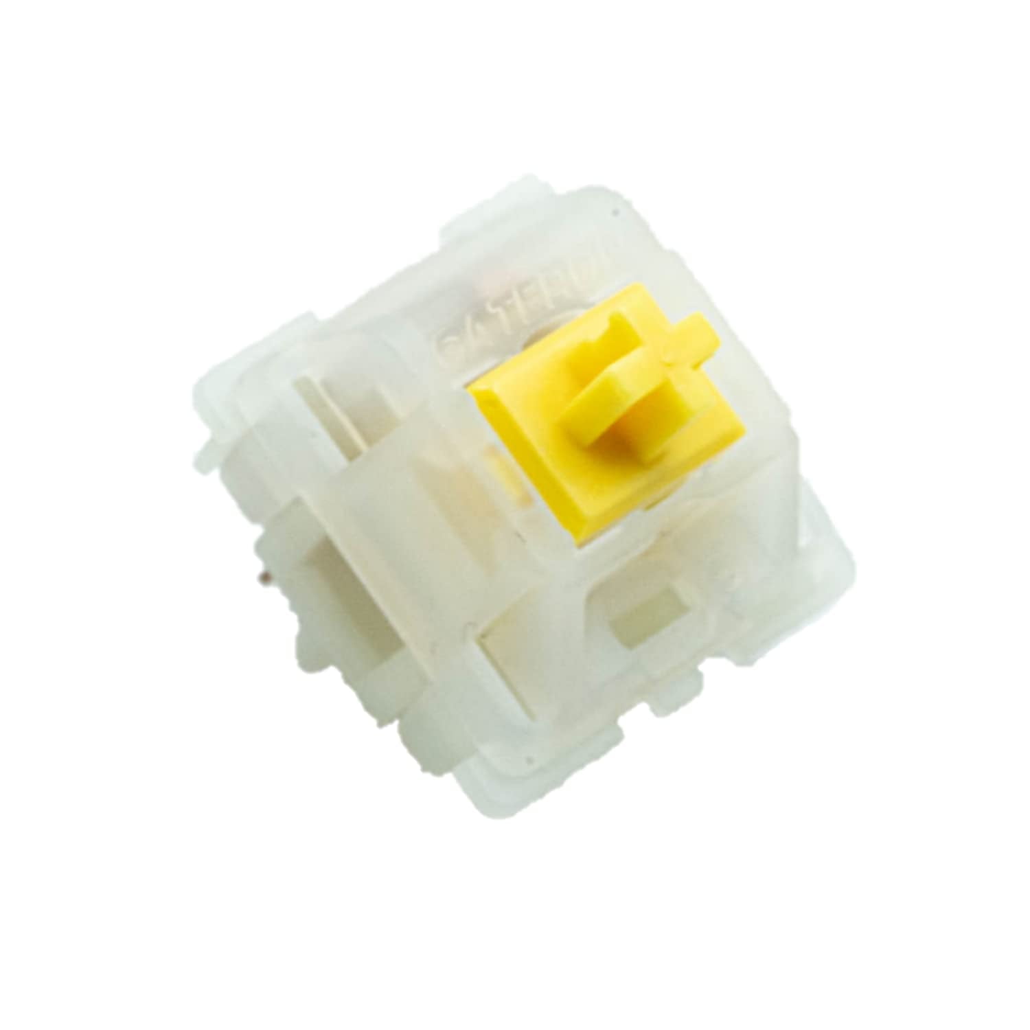 Zkeebs Gateron KS-3 Milky Yellow Pro 50g Linear MX Switches 5 pin for ...