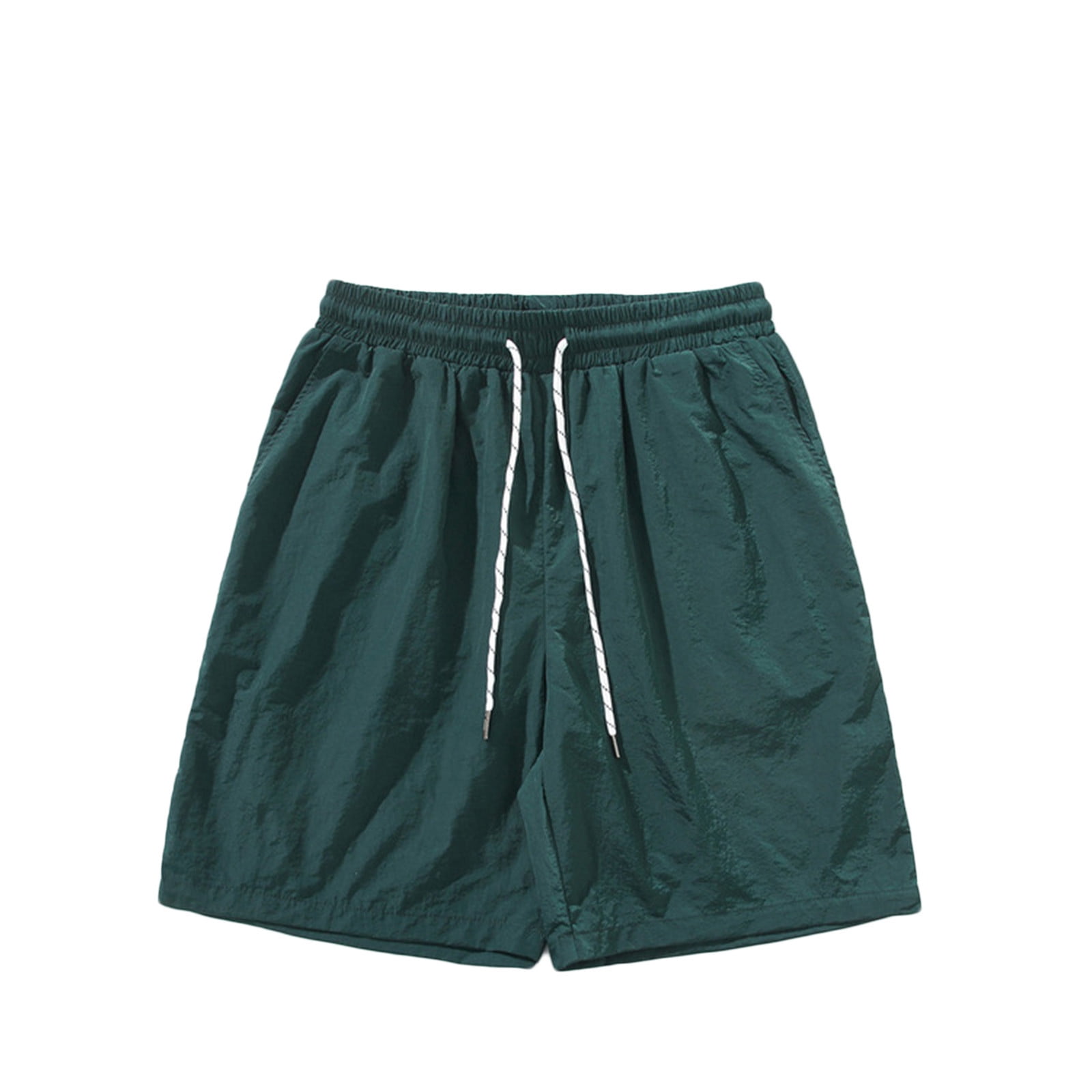 Zkozptok Men's Running Athletic Shorts Elastic Waist Drawstring Lounge ...