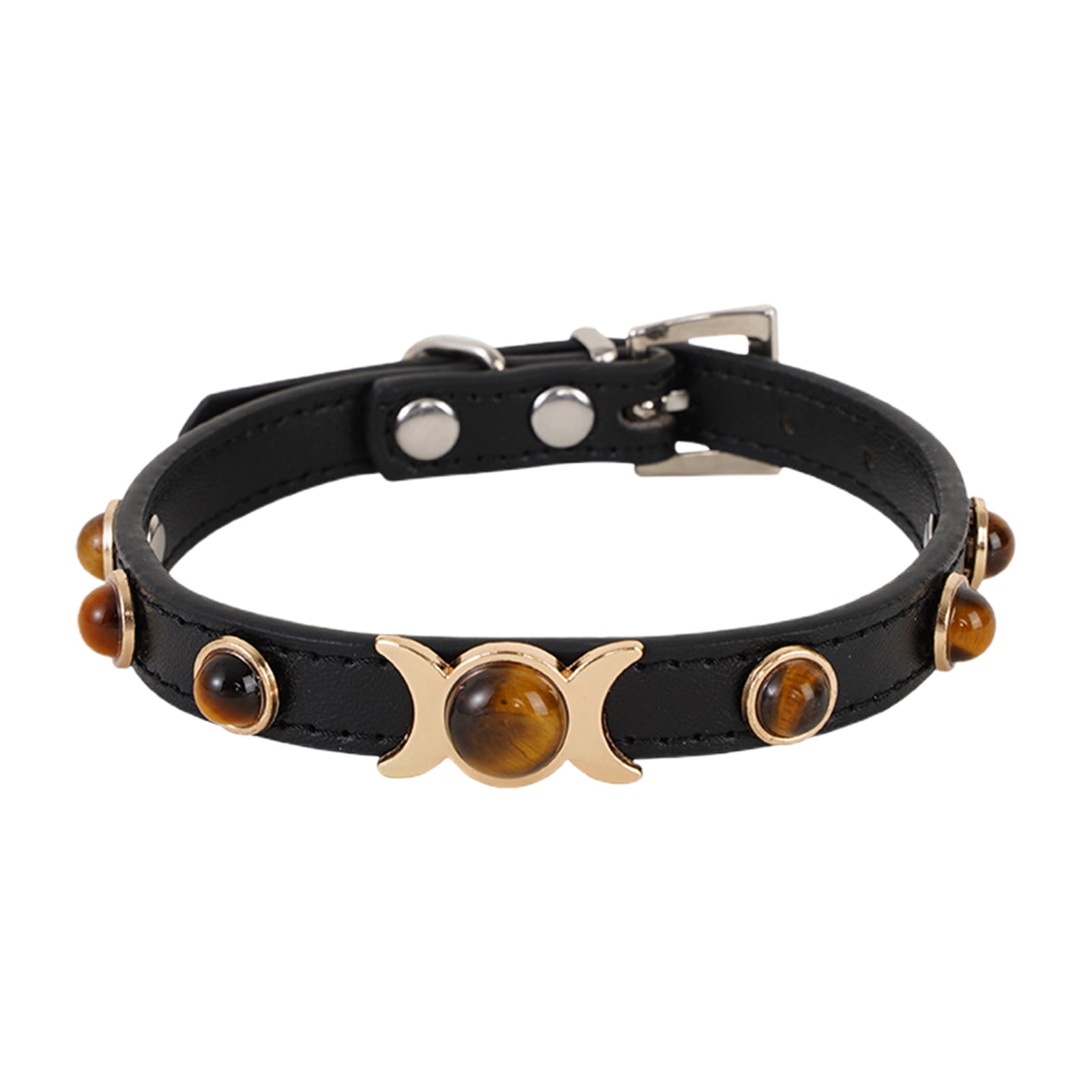 Zksm Adjustable Anti-suffocation Pet Collar with Traction Ring - Bite ...