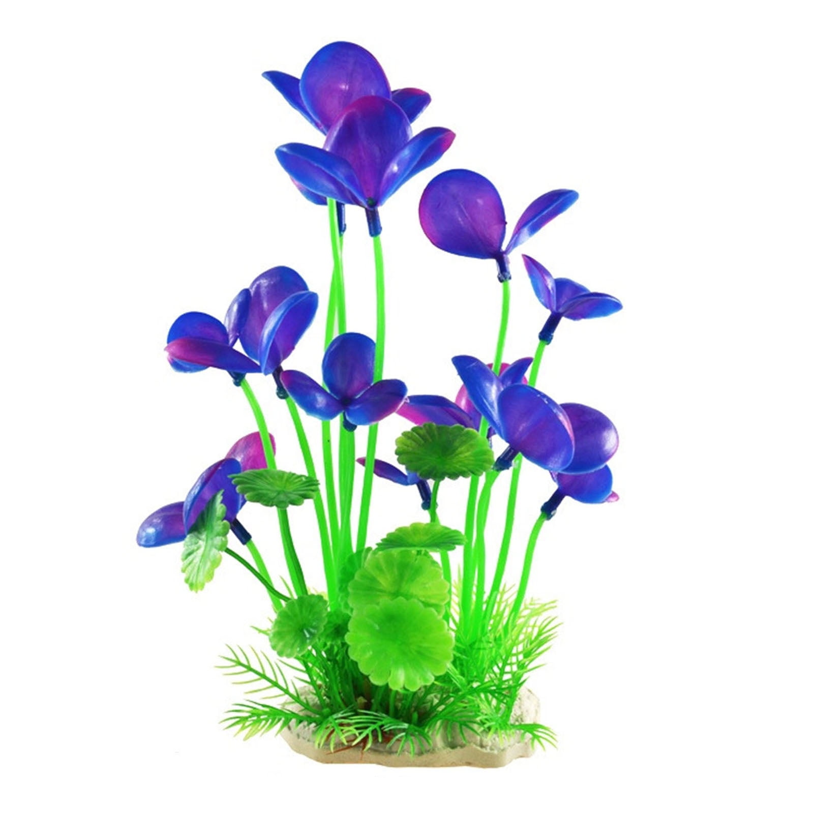 Zksm Artificial Water Plants with Sturdy Base - Realistic Looking - Eco ...