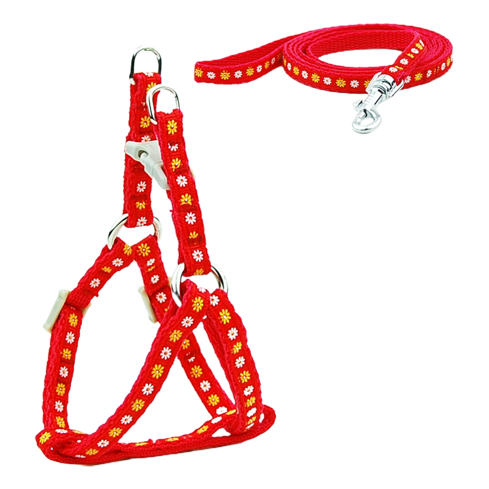 Zksm Dog Vest Harness - Delicate Stitching - Anti-Pull - Floral ...