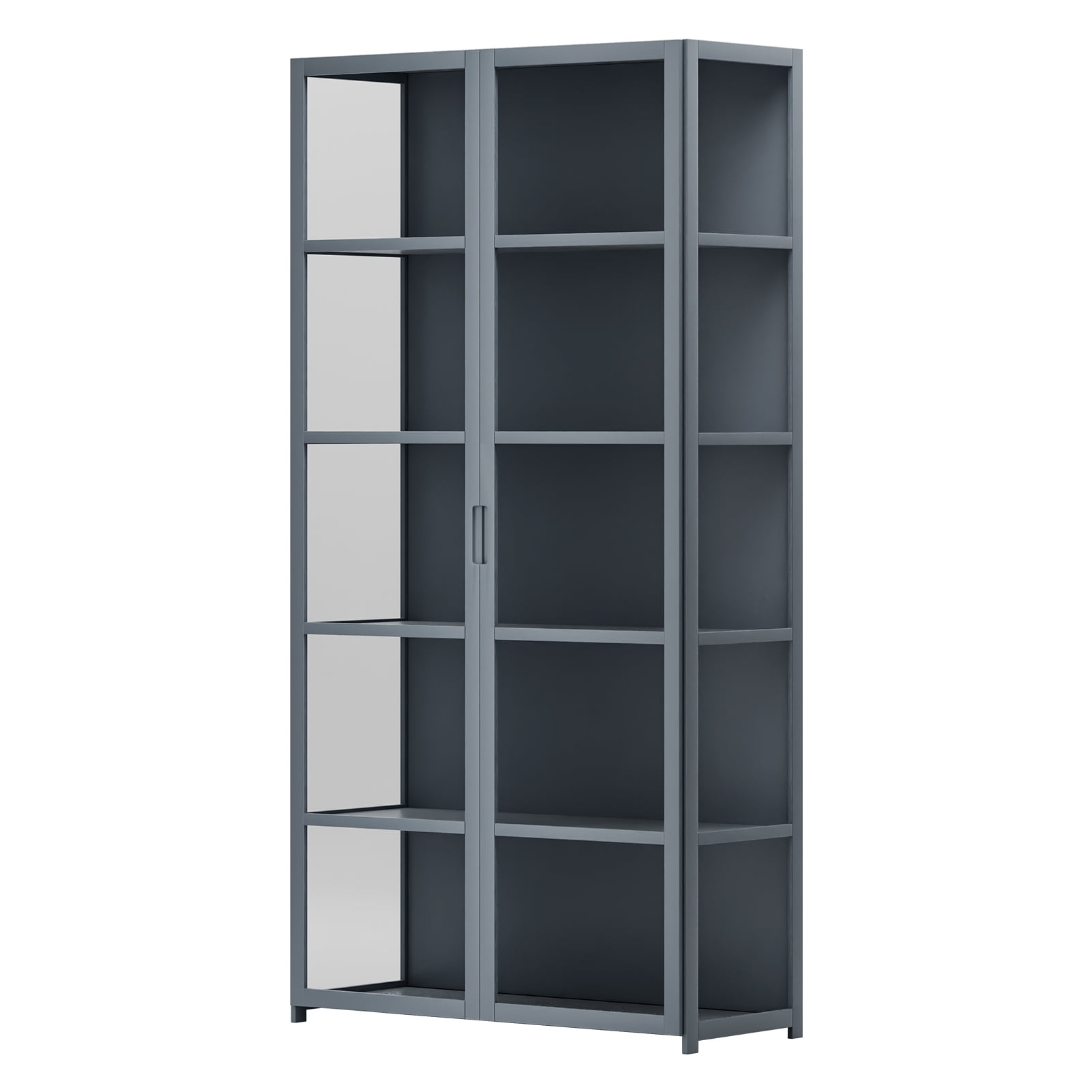 Zksm Figure Display Shelf, 5-Tier Display Cabinet with Acrylic Doors ...