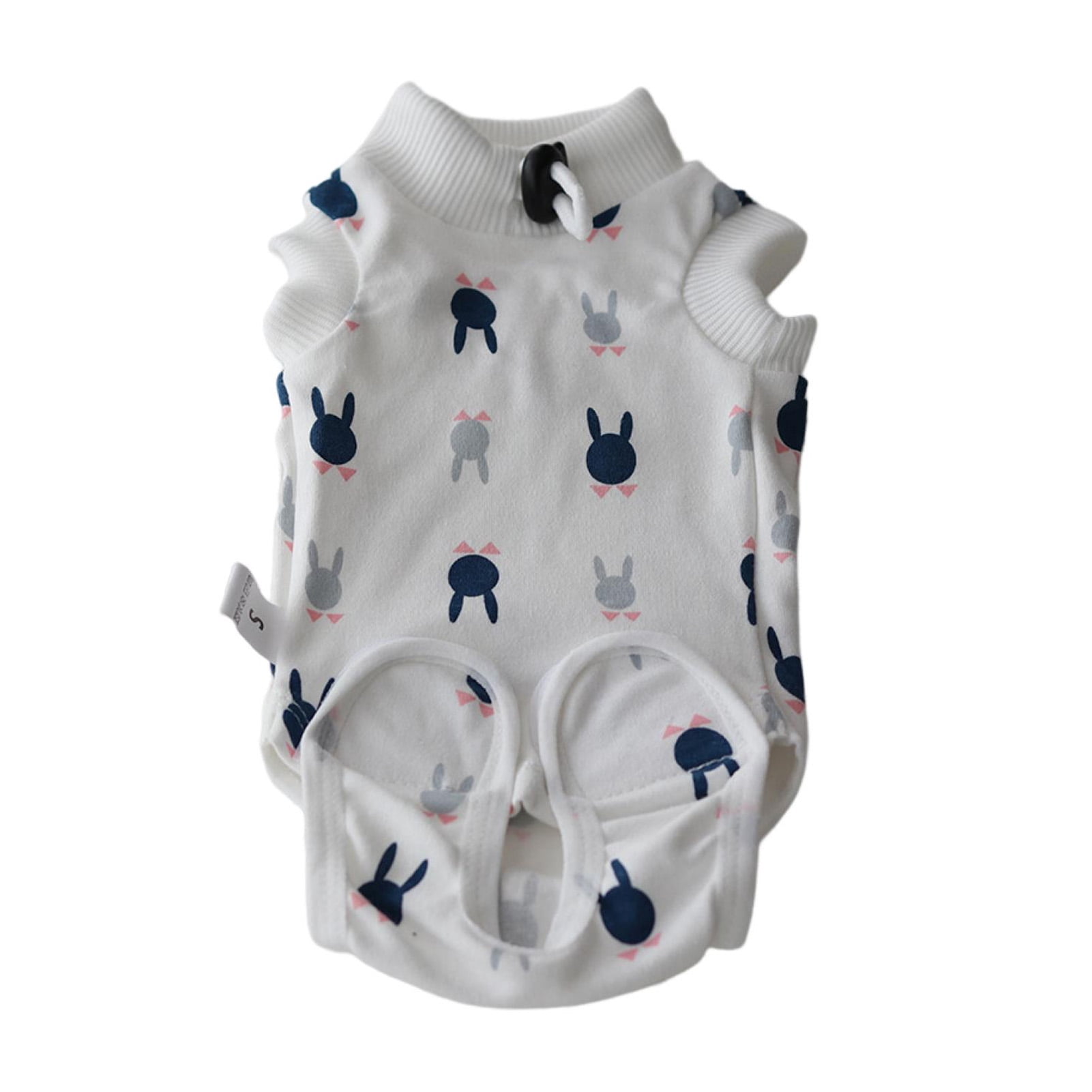 Zksm High Elasticity Pet Neutering Suit - Fastener Tape Fixed - Cartoon ...