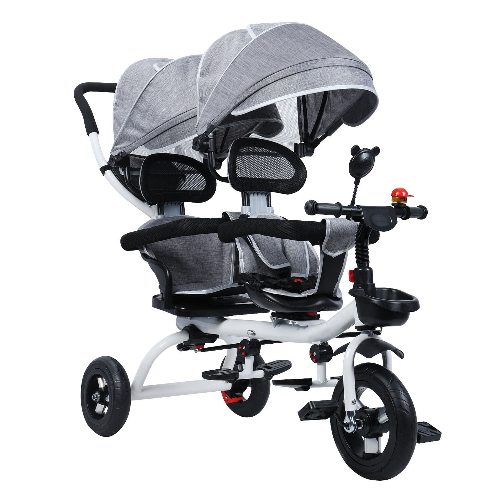 Zksm Kids Tricycle Stroller Toddler Bike Unisex Ride Trike for 2-8 ...