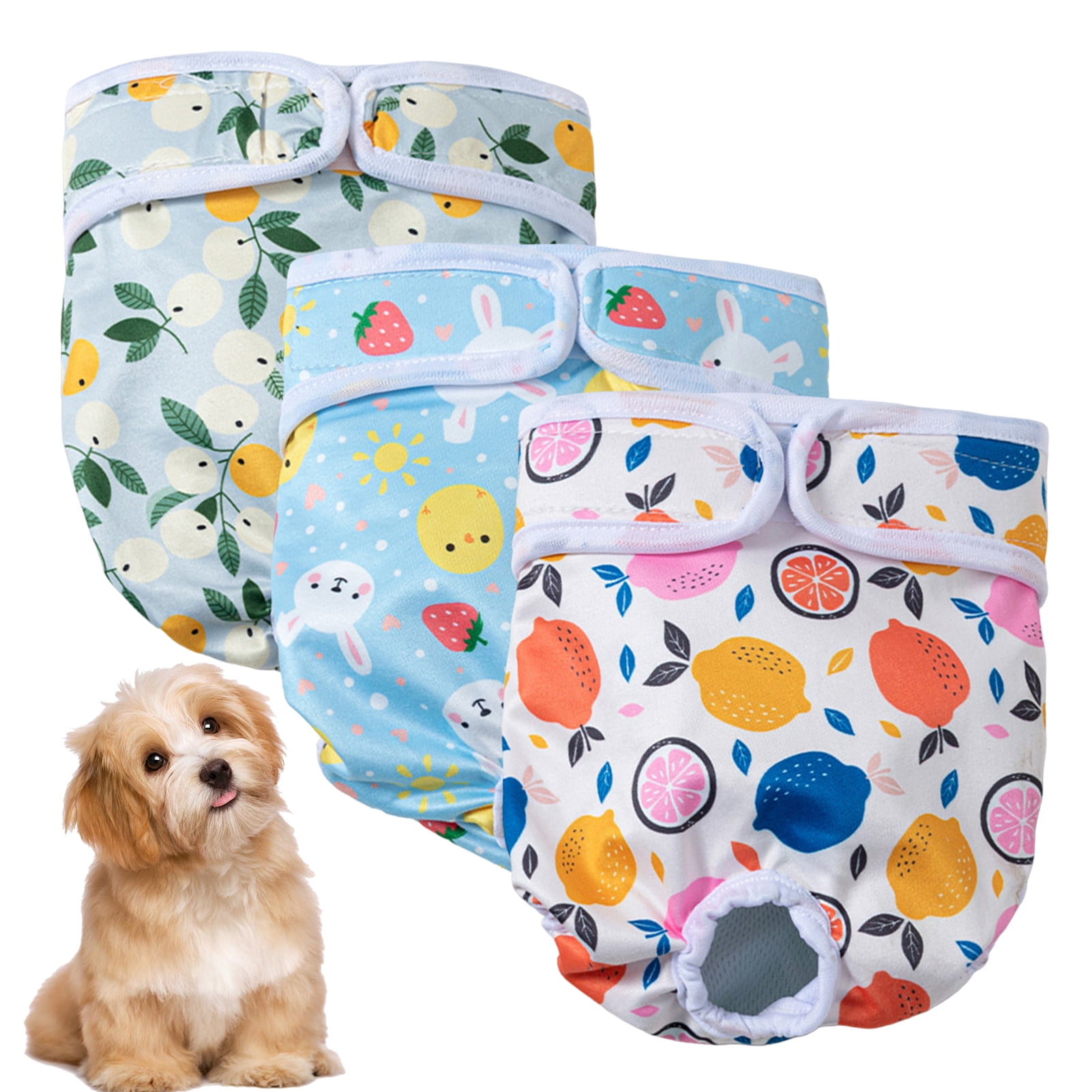 Zksm Leak-Proof Pet Sanitary Pants - Comfortable, High Absorbency ...
