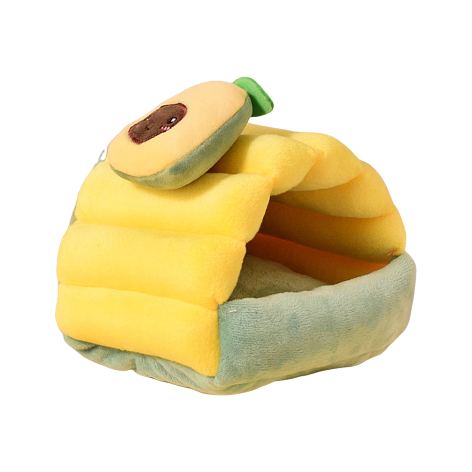 Zksm Plush Hamster Nest - Small Animal Hideout Bed, Cozy Rabbit Cave ...