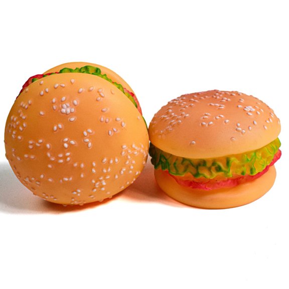 Hamburger Dog Toy