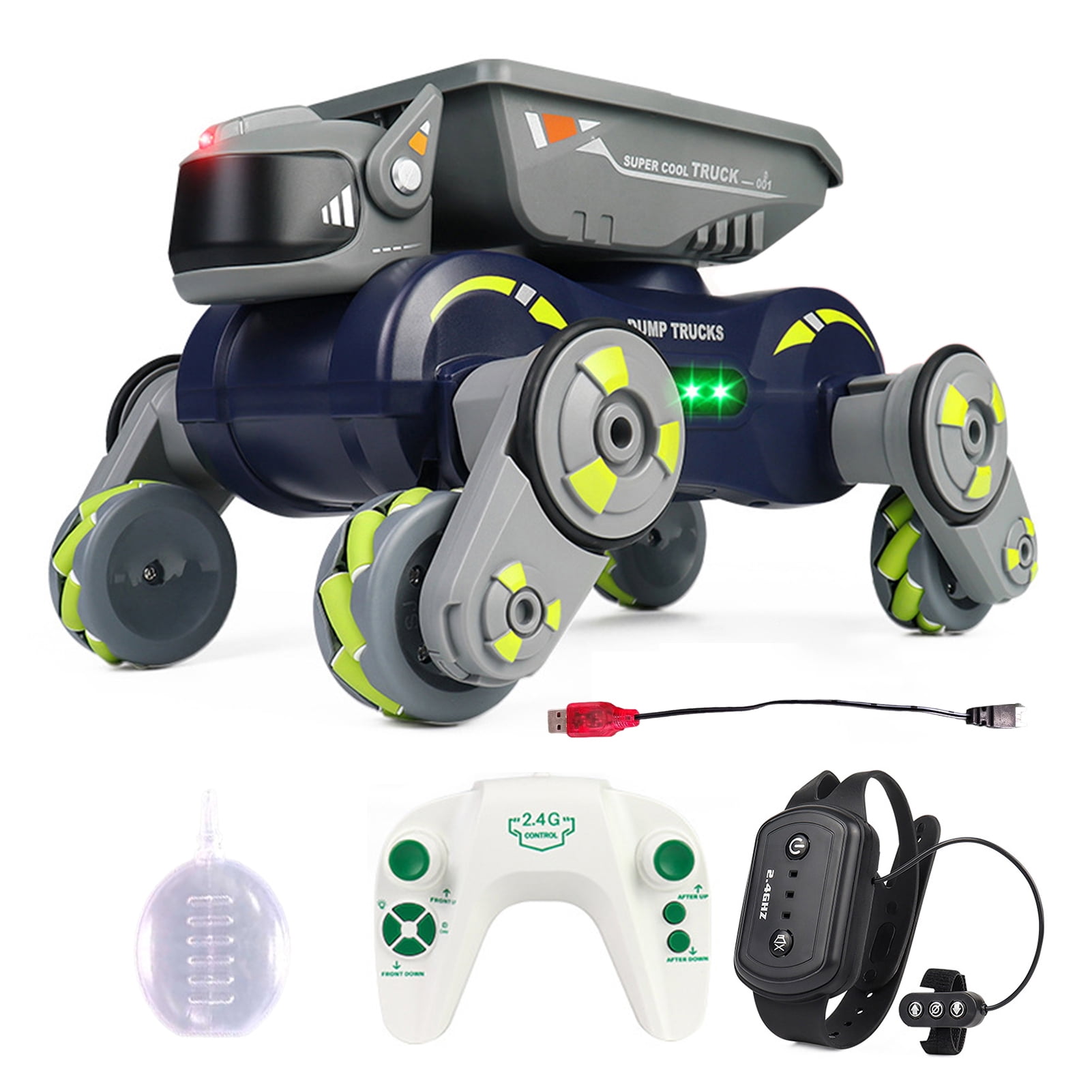 Zksm Remote Control Car, Gesture Sensing RC Stunt Car, LED Lights ...