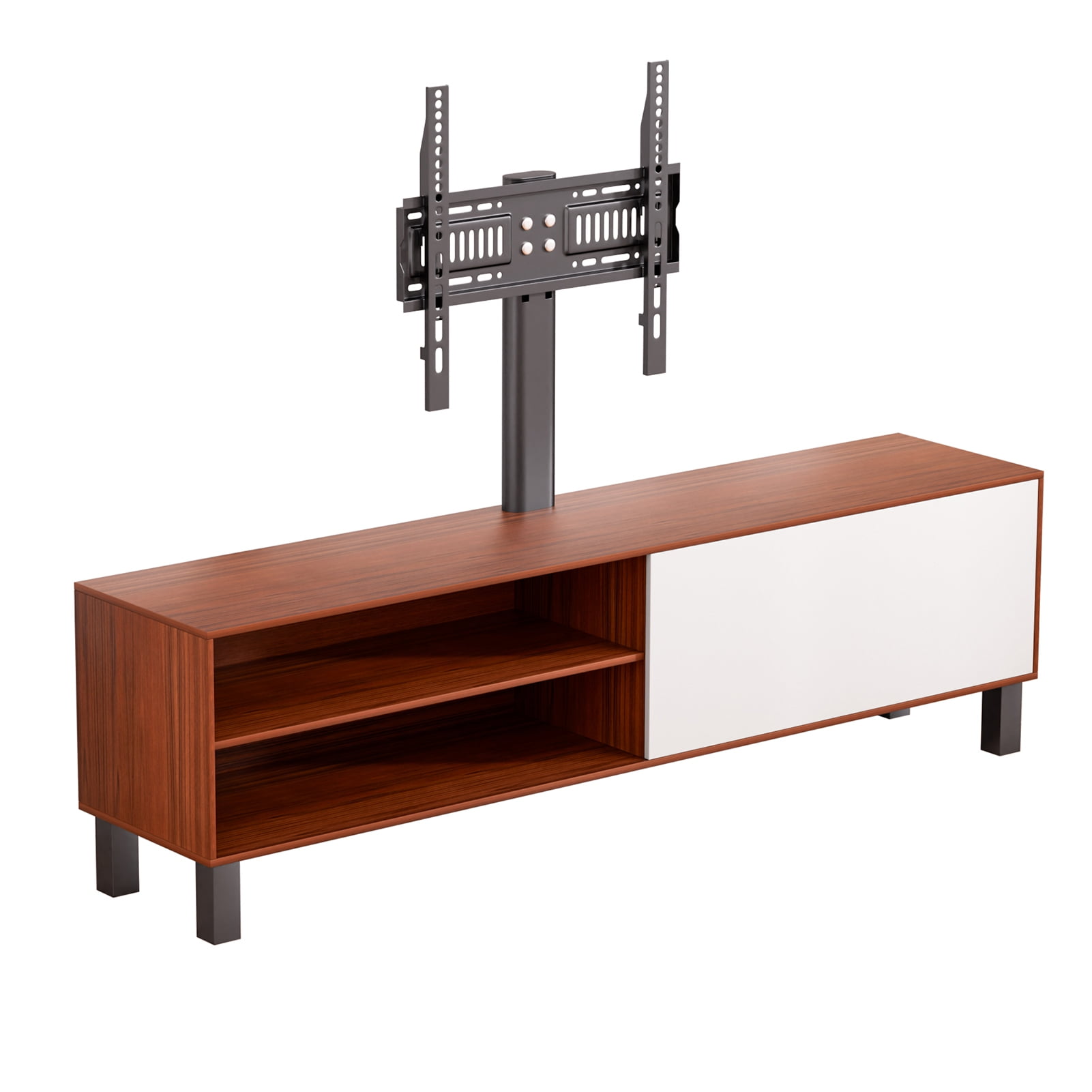 Zksm TV Stand with Mount, Entertainment Center with TV Mount, Media ...