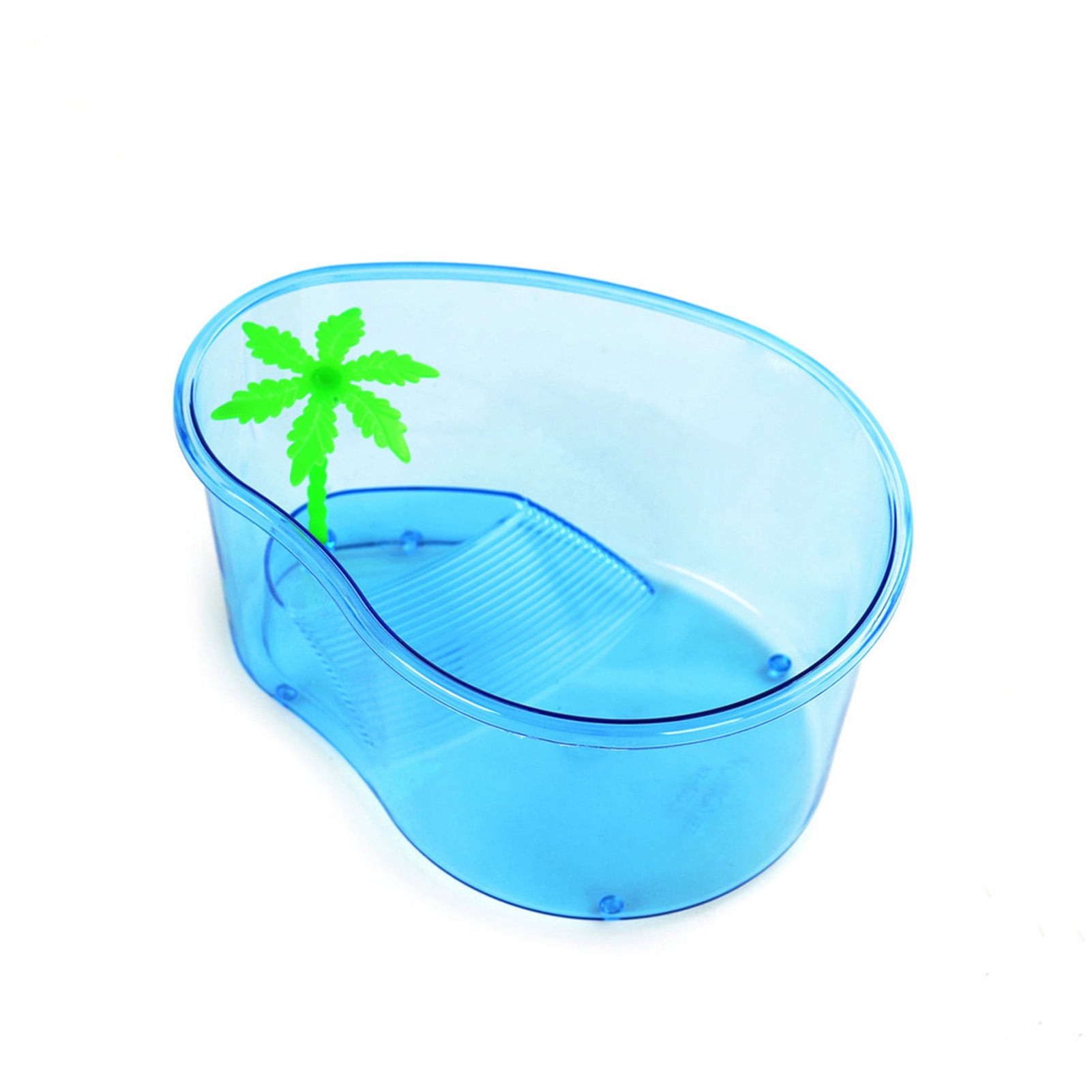 Zksm Turtle Tank - Large Capacity with Basking Platform - Transparent ...