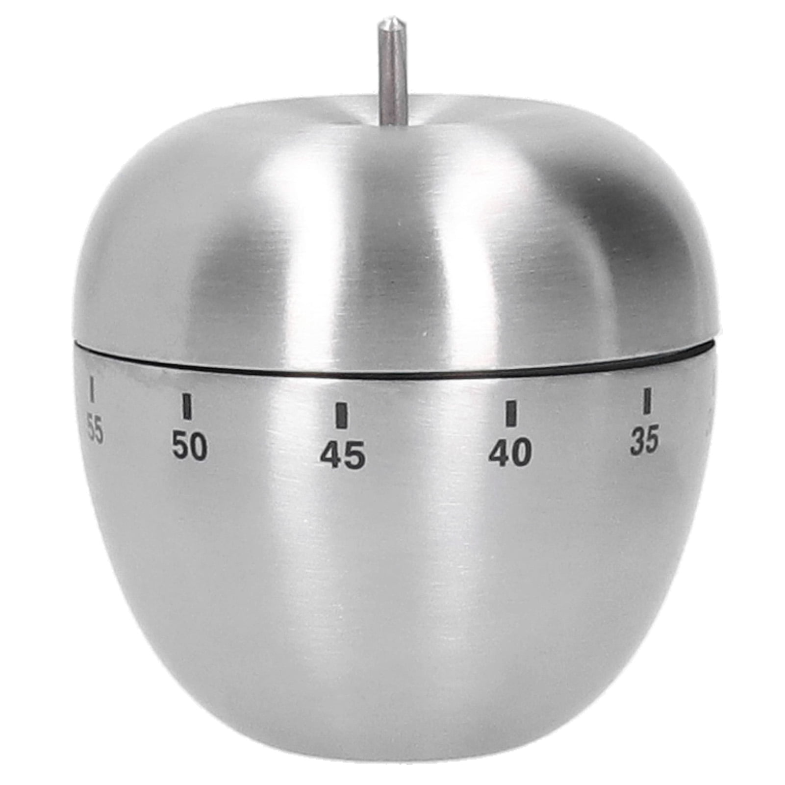 Zkysteio Apple-Shaped Kitchen Timer Stainless Steel Mechanical Cooking ...