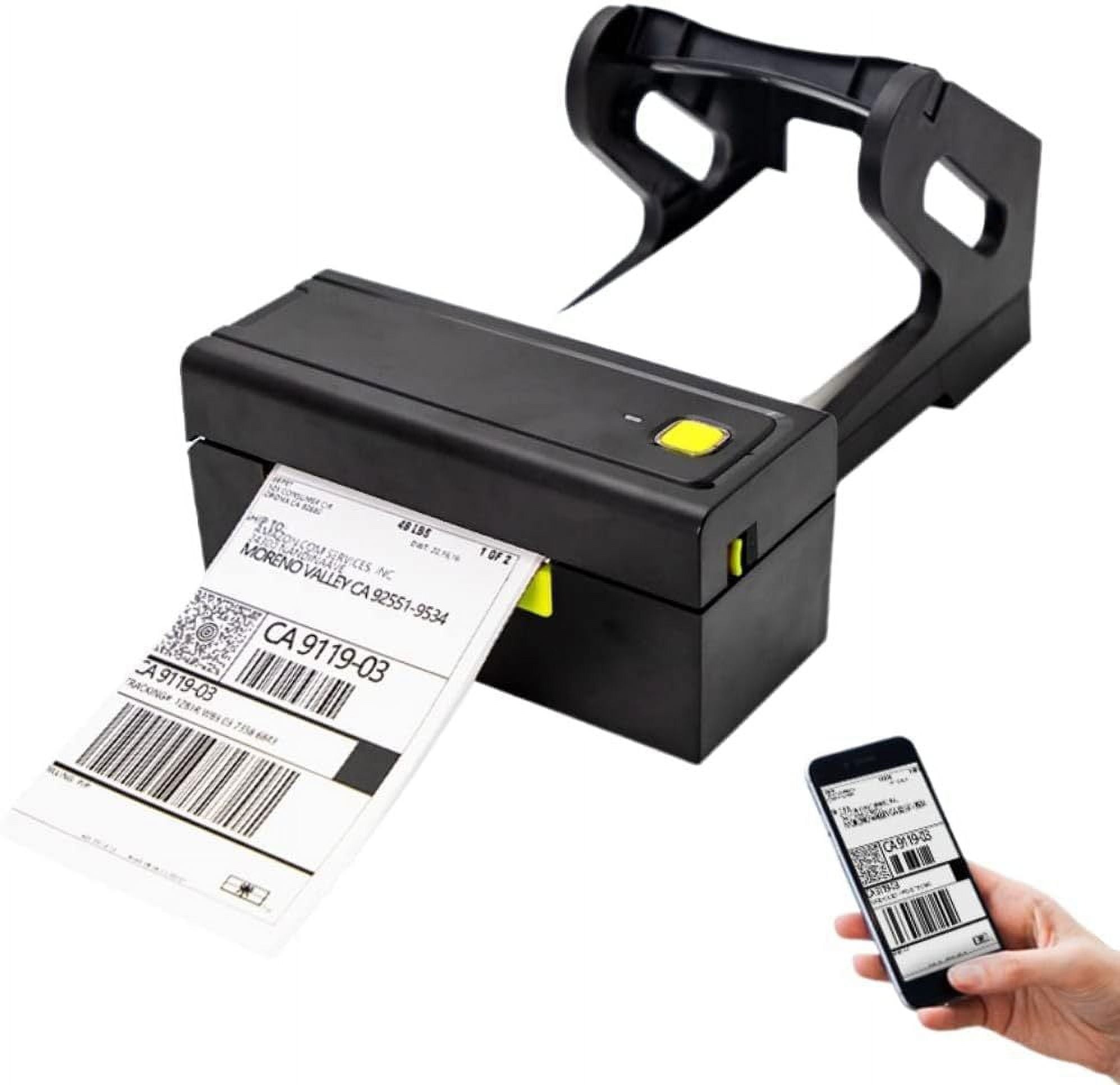 Zkysteio Bluetooth version neutral four-inch label printer printing ...