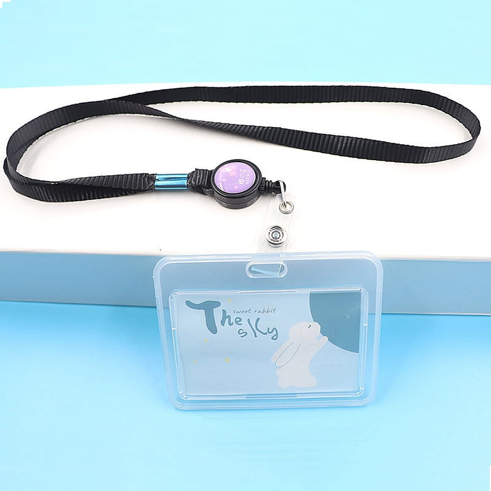 Zkysteio Campus student card holder retractable horizontal transparent ...