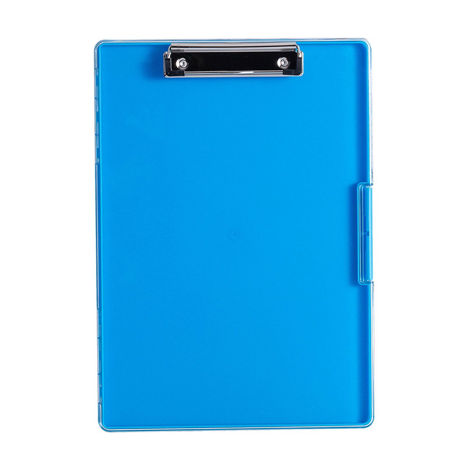 Zkysteio Double-layer transparent file box A4 data box plastic writing ...