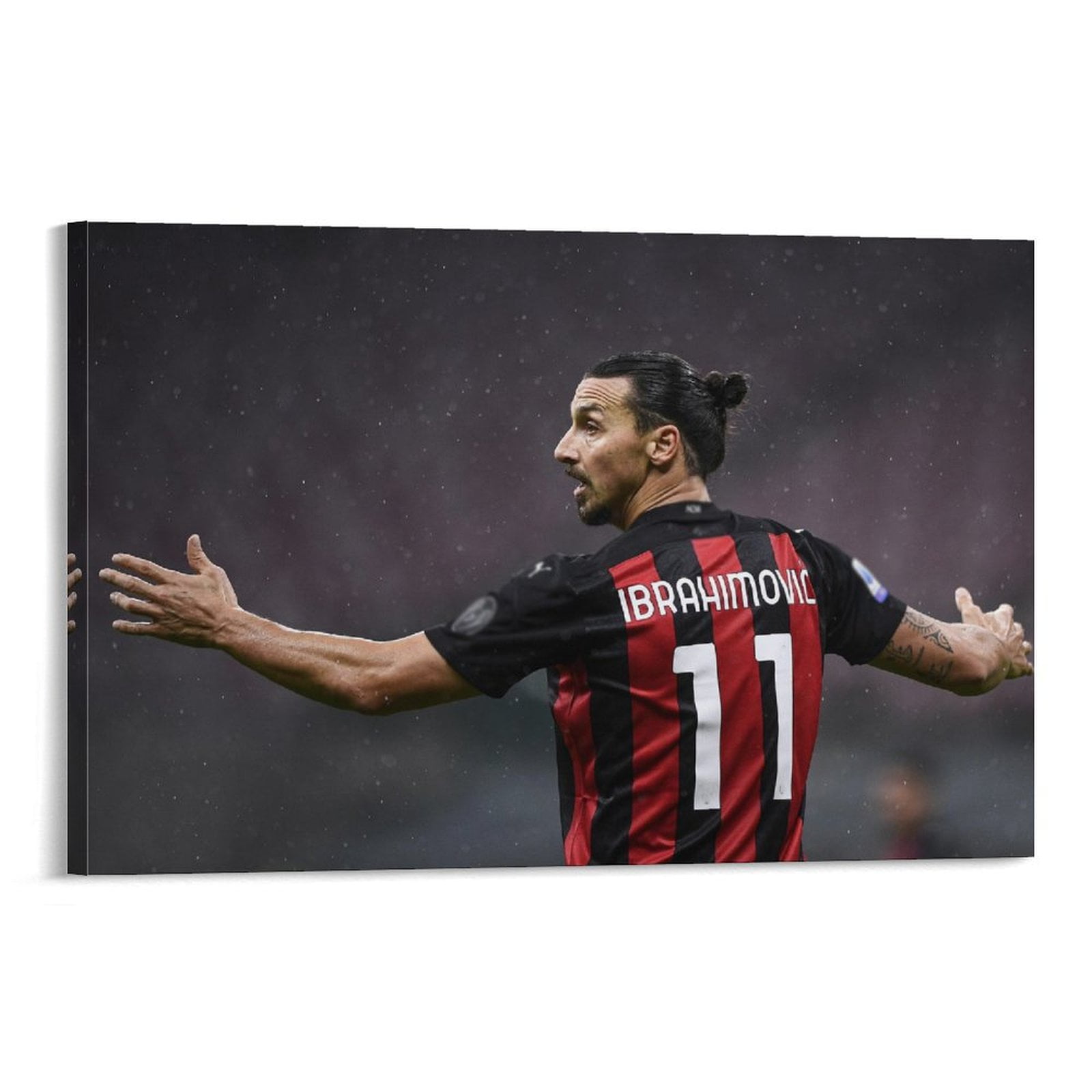Zlatan Ibrahimovic Athlete Poster Famous Posters Wall Art Painting ...