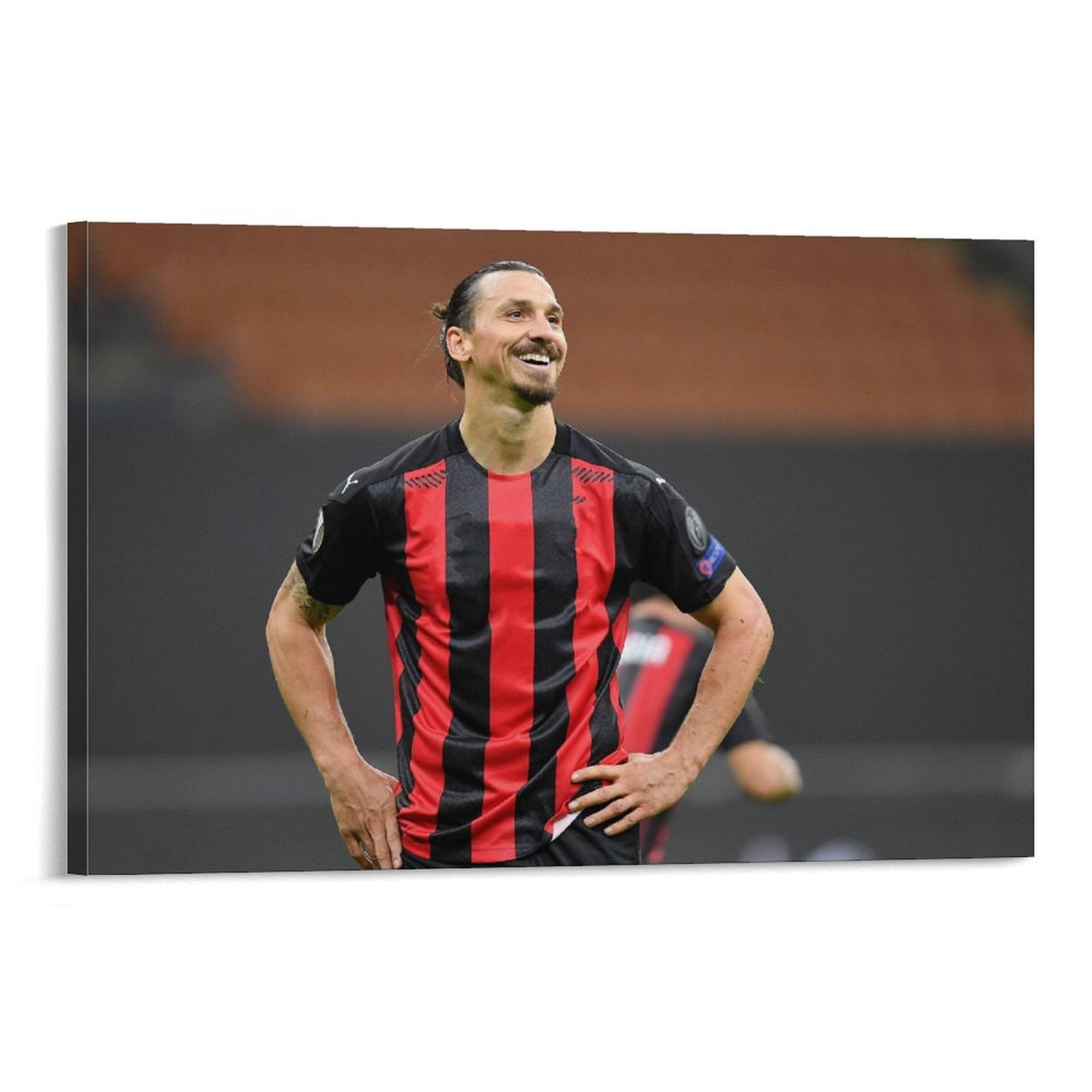 Zlatan Ibrahimovic Athlete Poster Football Print Photo Art Painting ...