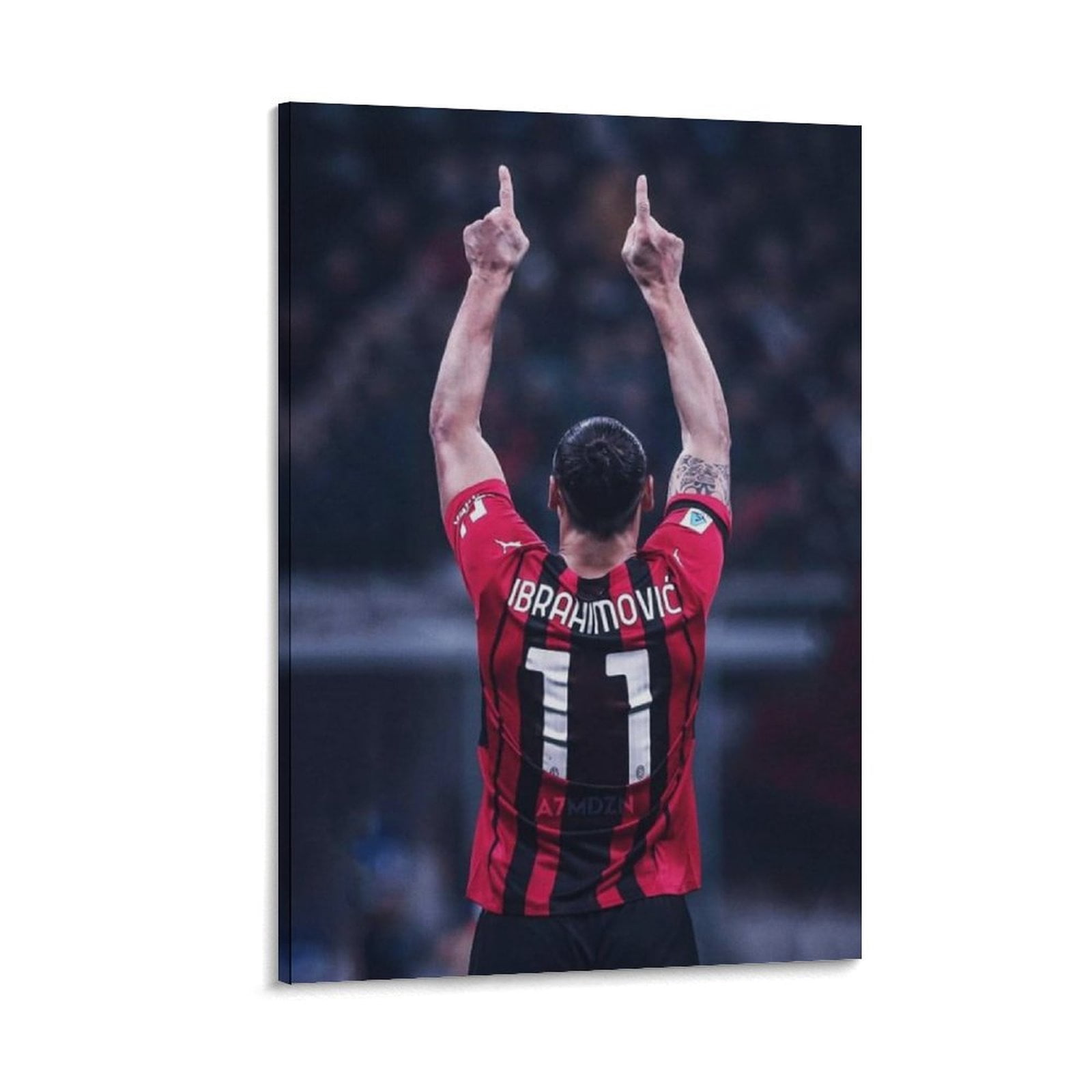 Zlatan Ibrahimovic Poster Canvas Poster Painting On Canvas Wall Art ...
