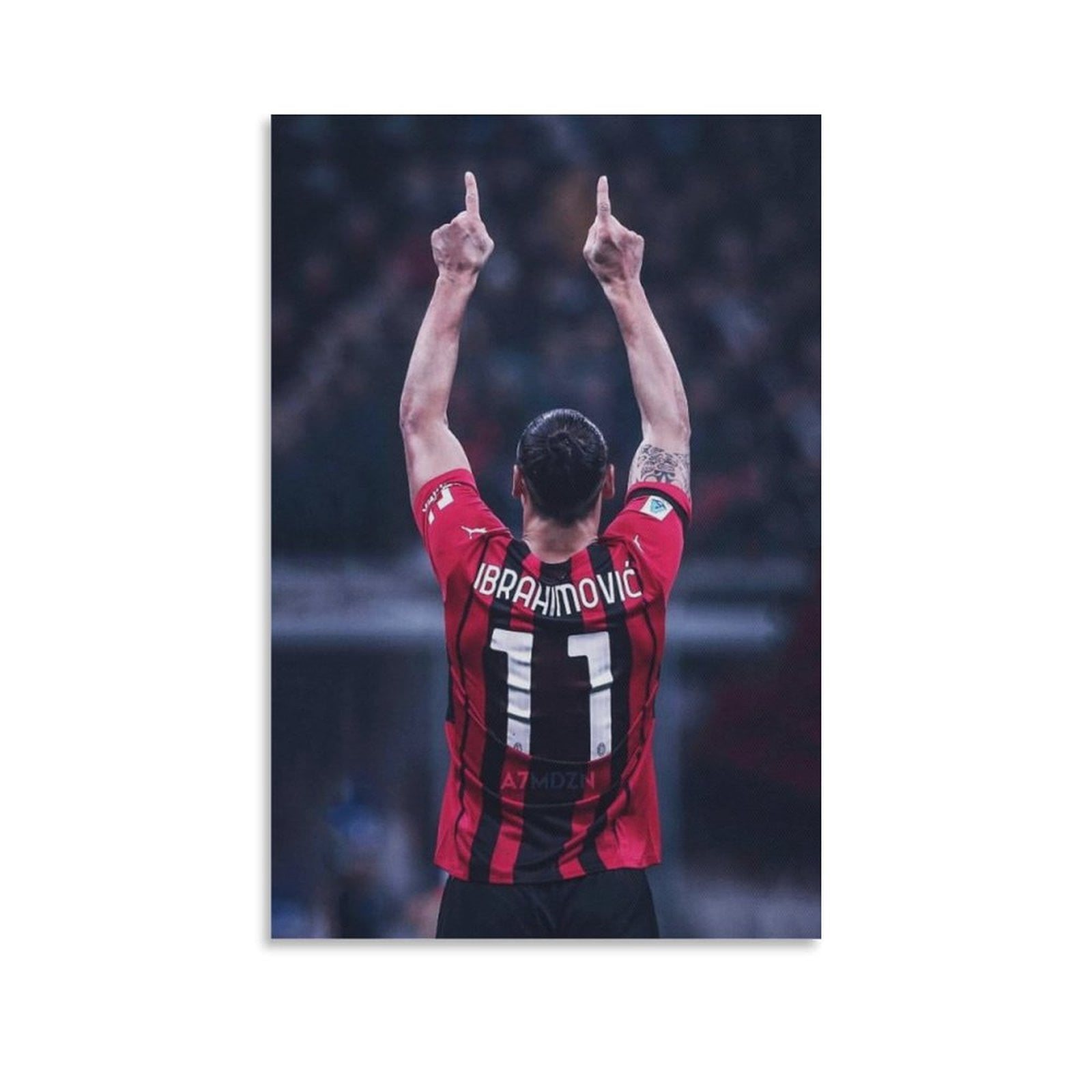 Zlatan Ibrahimovic Poster Canvas Poster Room Aesthetic Poster Print Art ...