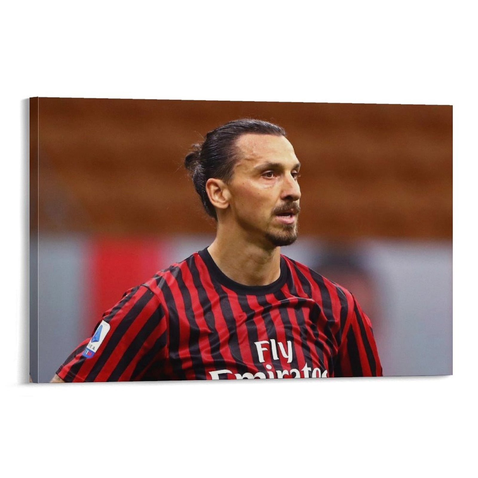 Zlatan Ibrahimovic Poster Football Player Painting On Canvas Wall Art ...