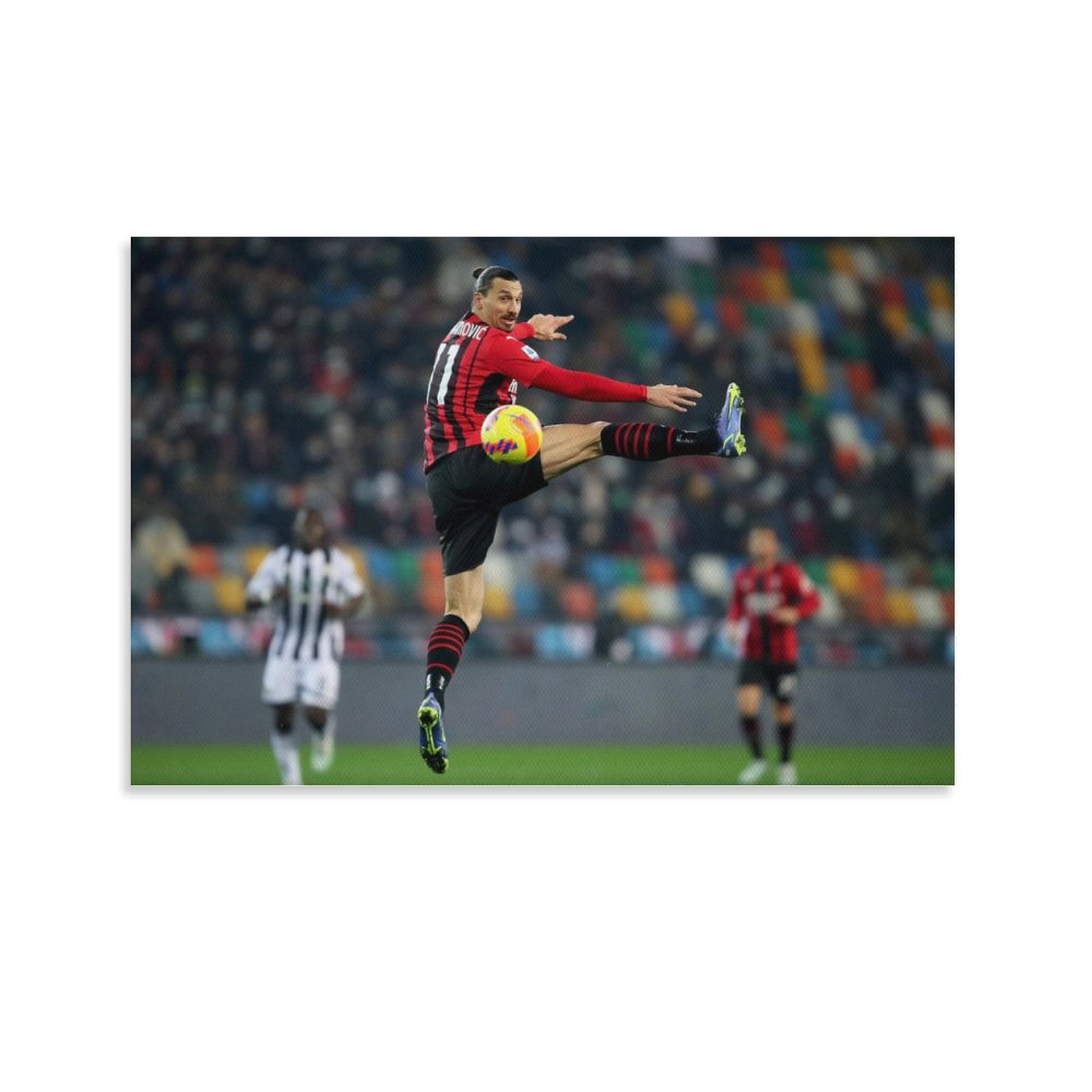 Zlatan Ibrahimovic Soccer Famous Poster Athlete Picture Print Wall Art ...
