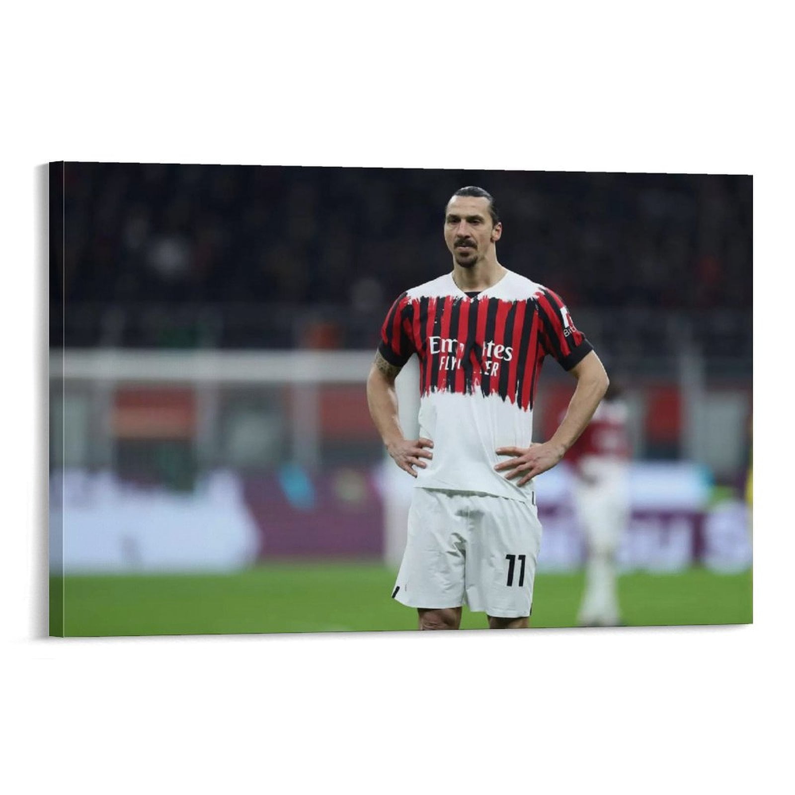 Zlatan Ibrahimovic Soccer Famous Poster Print Photo Art Painting Canvas ...
