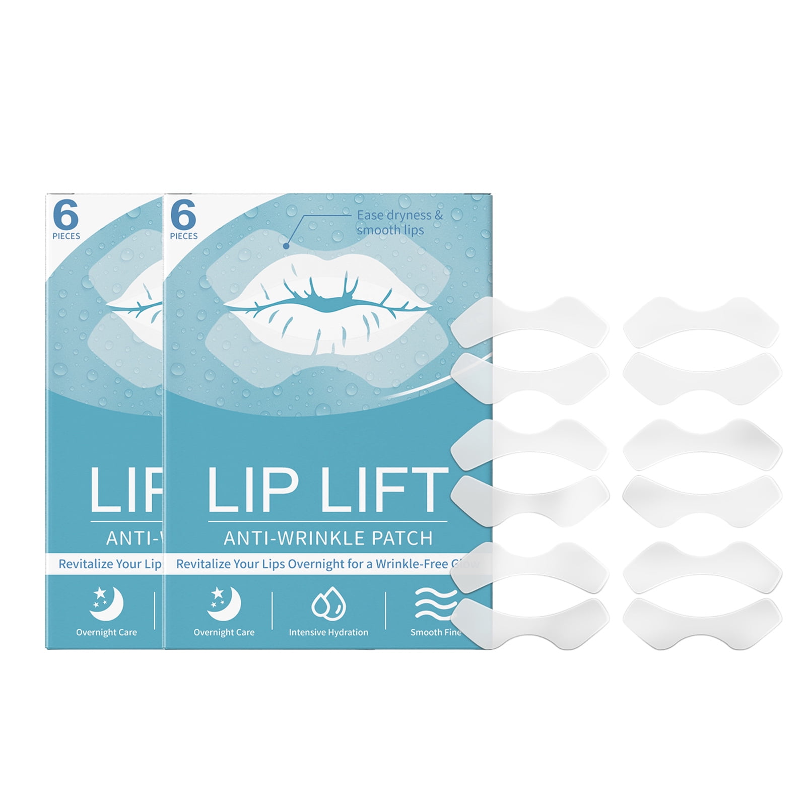 Zlen (2Pack) Anti Wrinkle Patches for Lips, Lip Tape for Sleeping ...