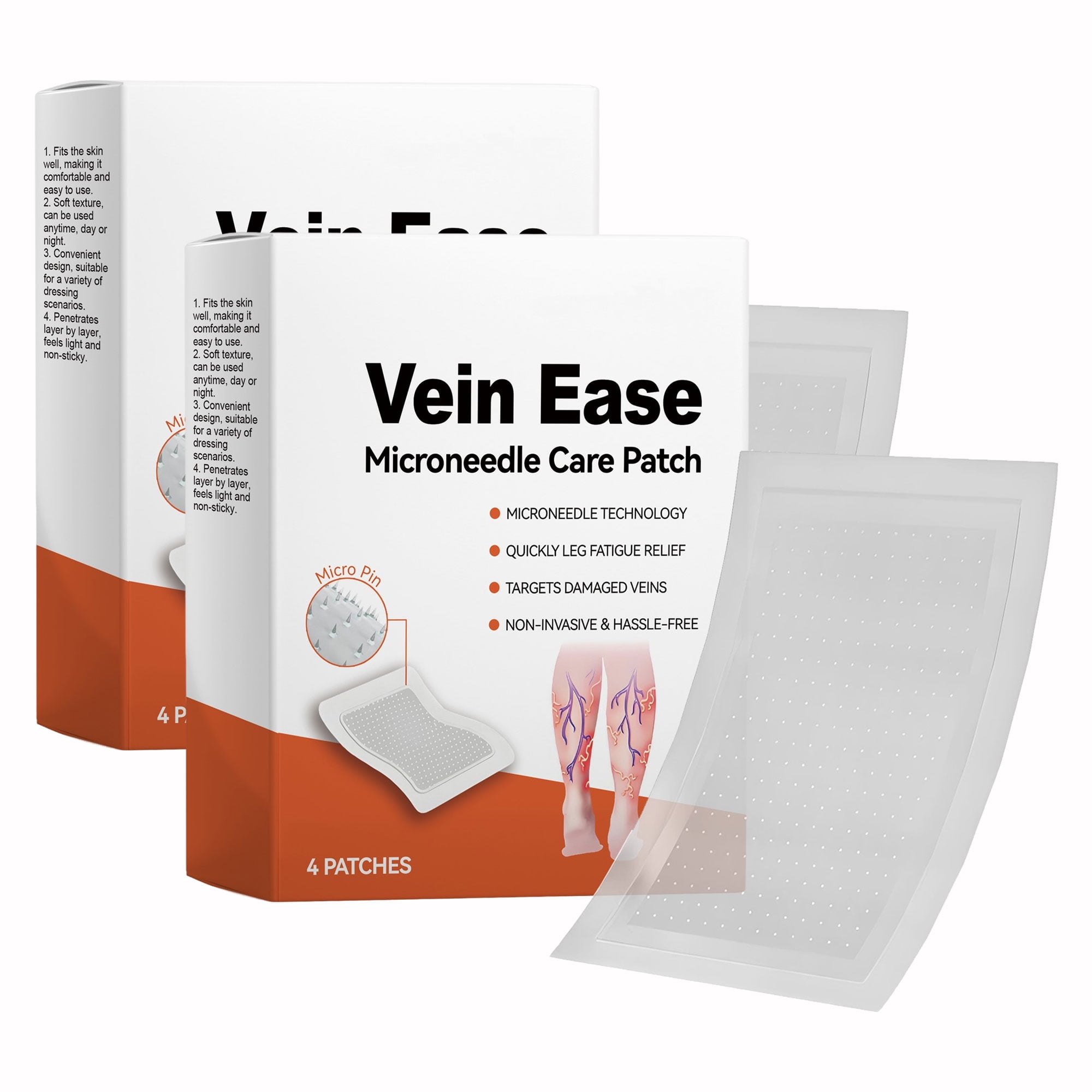 Zlen Vein Ease Patchs - Veins Nano Plasters for Varicose Veins, Nano Plasters, Varicose Veins ...