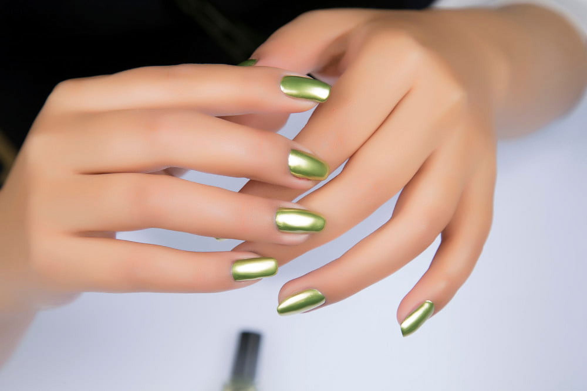 Zlezpi Nail Polish 6ml Mirror Nail Polish Plating Silver Paste Metal ...