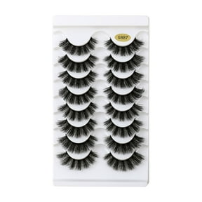 KISS Matte Black Faux Mink Lashes Multipack 4 Pairs Natural Curl Volume ...