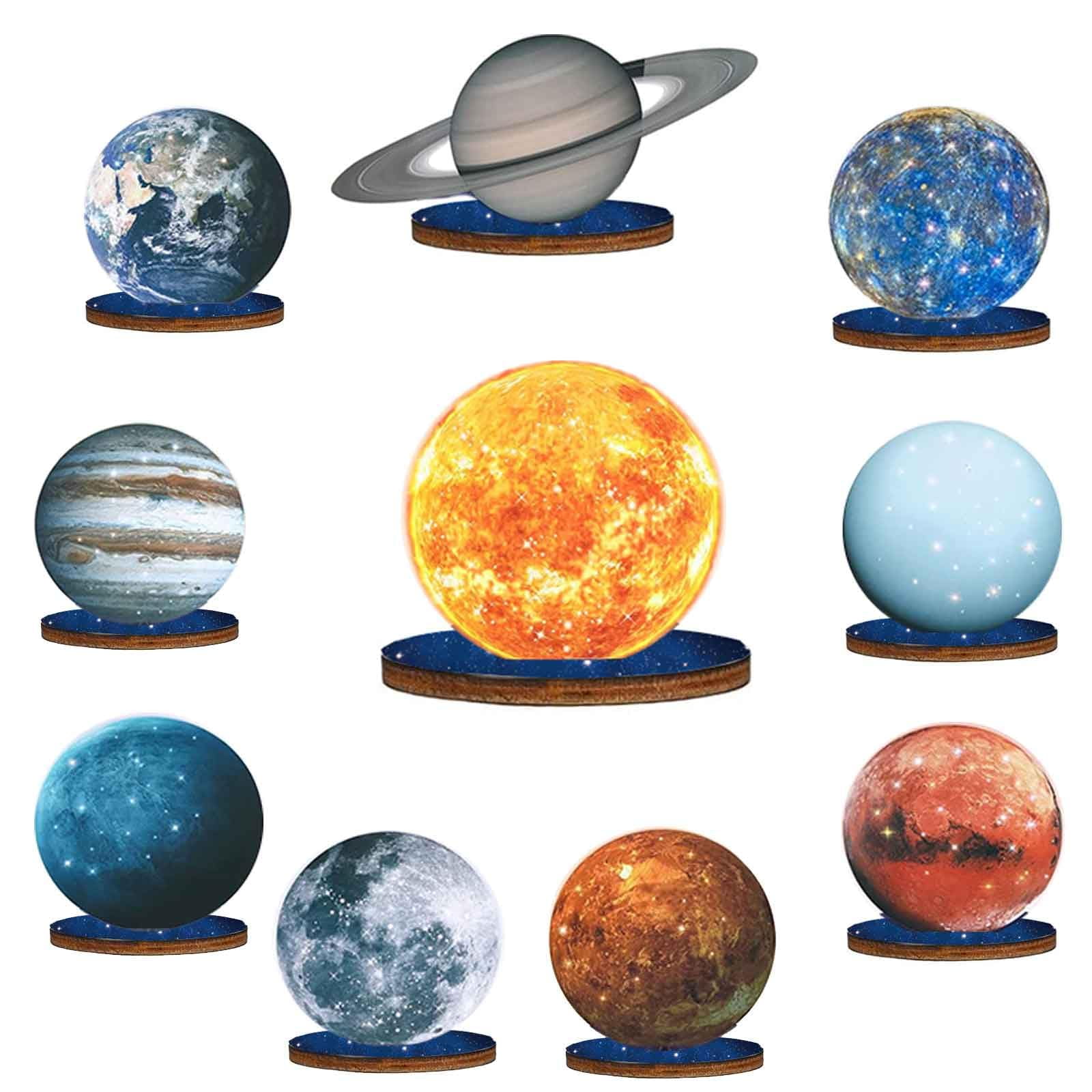 Zliisang 10 Pcs Outer Space Theme Birthday Party Decorations Galaxy ...