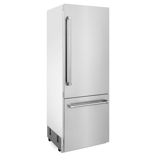 ZLINE KITCHEN AND BATH RBIV30430 bottom freezer built in refrigerator ...