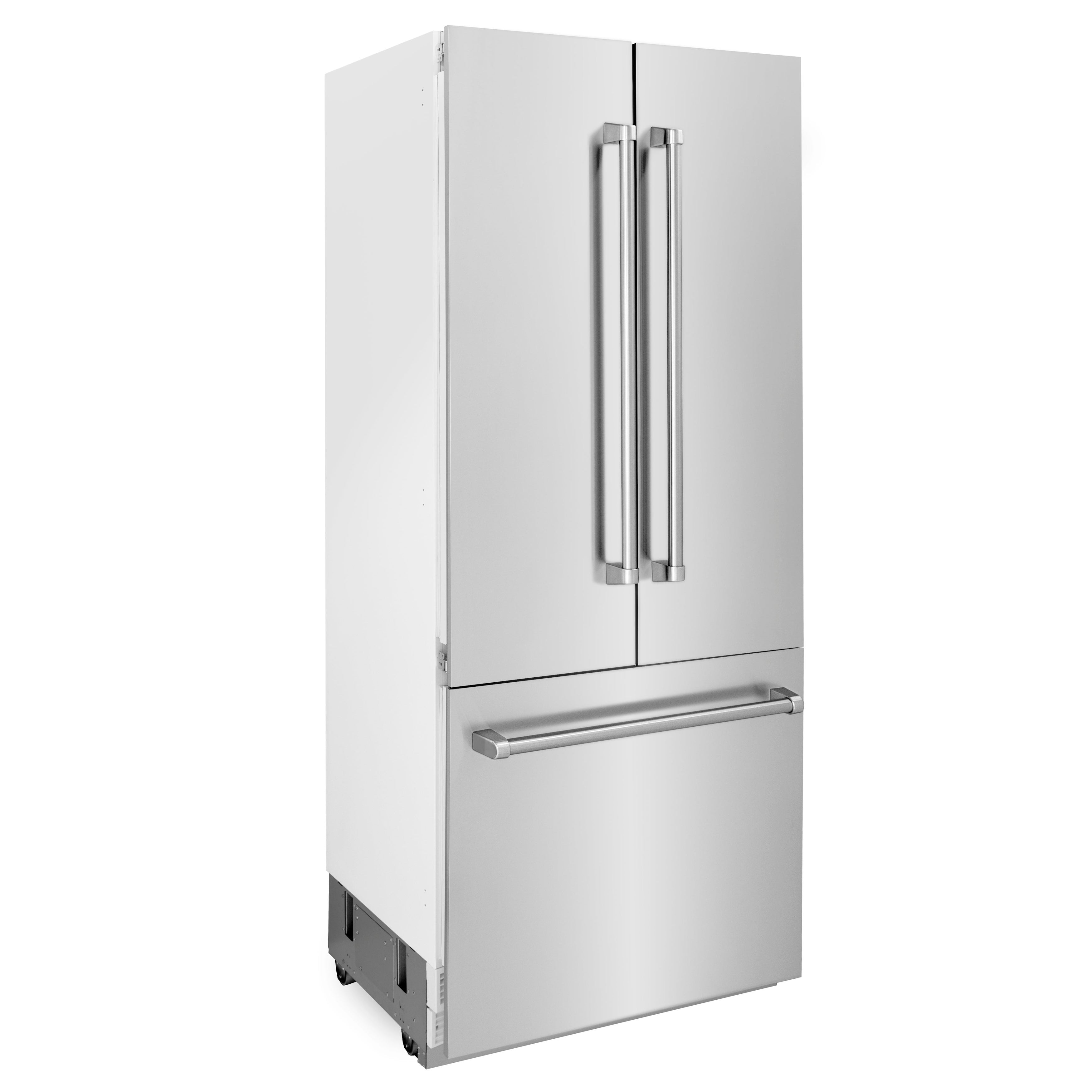 Zline Rbiv-304-36 Zline 36" 19.6 Cu. Ft. Built-In 3-Door French Door ...