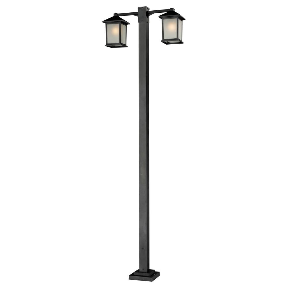 Zlite 558M-SL-LED Stillwater 1 Light Outdoor in Silver with Sand ...
