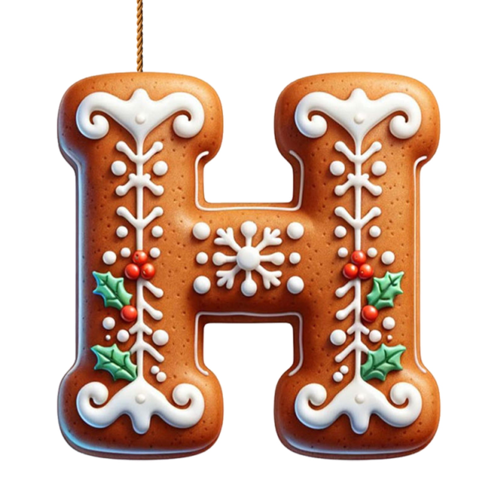 Zmeidao 26 Alphabet Ornaments for Christmas Tree, Initial Candy Cane ...
